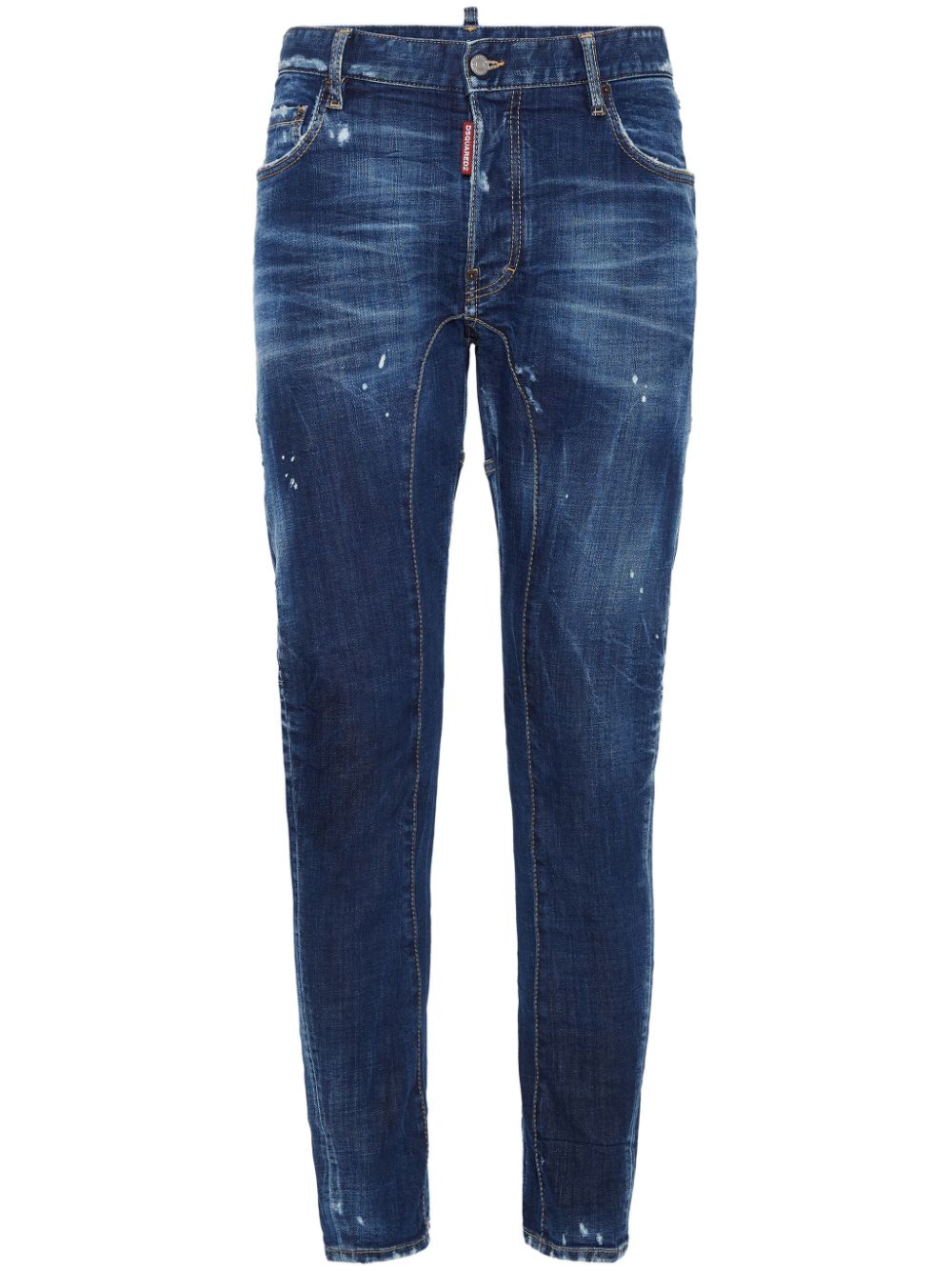 Dsquared2 Dan Ciao Bella Skinny Cotton Jeans - Navy Blue