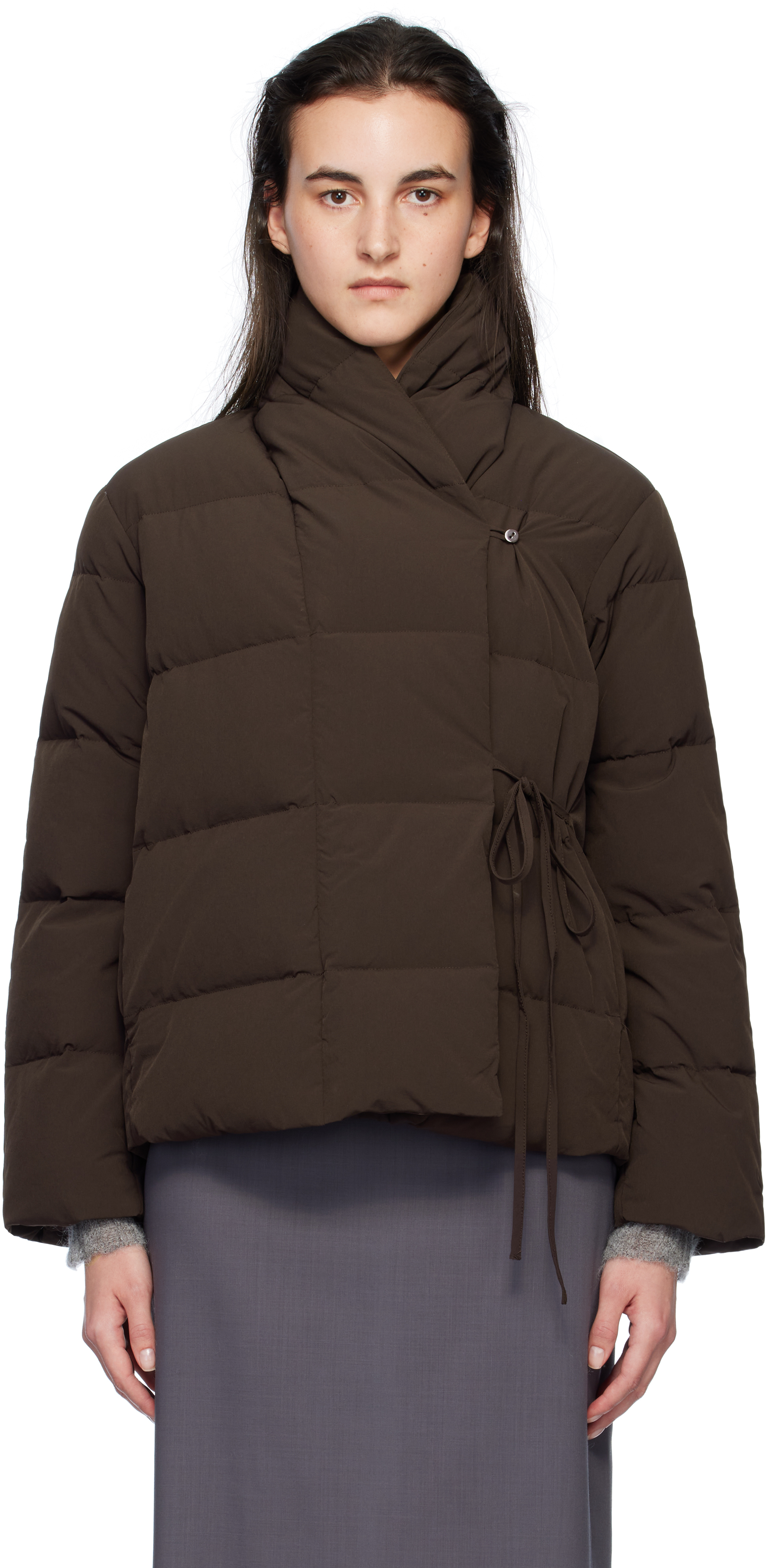 Paloma Wool Ash Down Jacket - 326 Brown | Editorialist