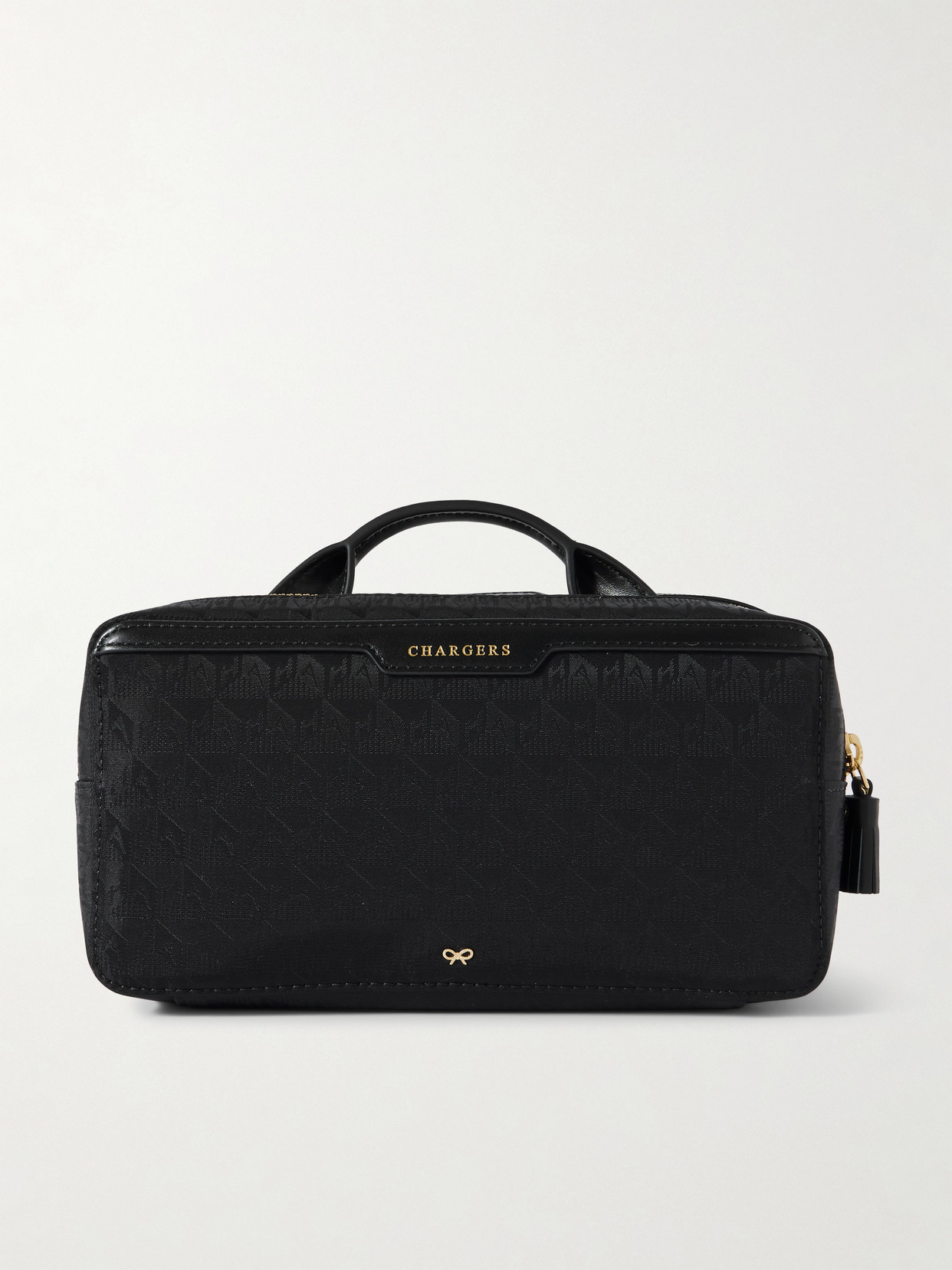 Buy ANYA HINDMARCH Home Office Leather-trimmed Jacquard Case