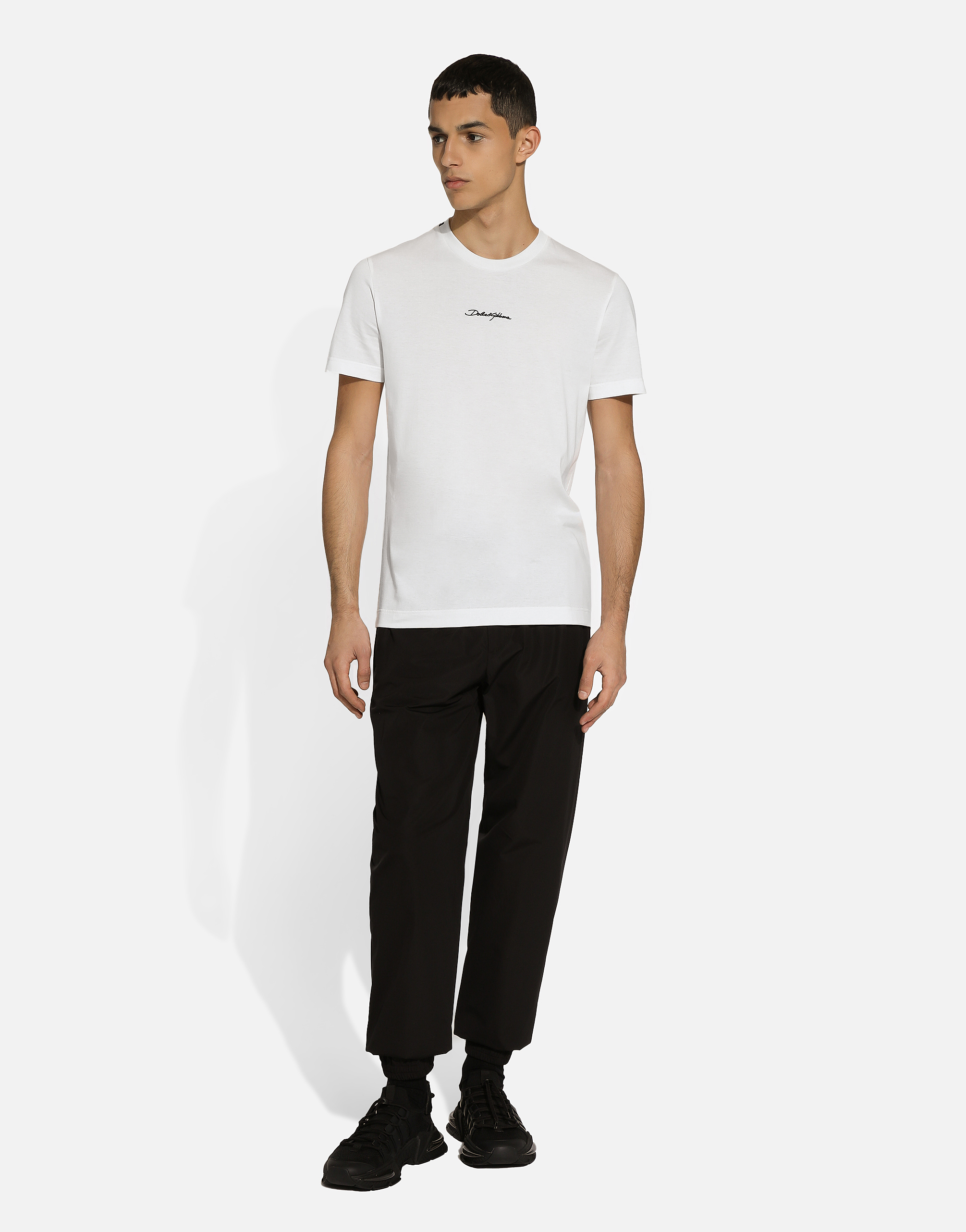 DOLCE & GABBANA Dolce & Gabbana Cotton Poplin Jogging Pants
