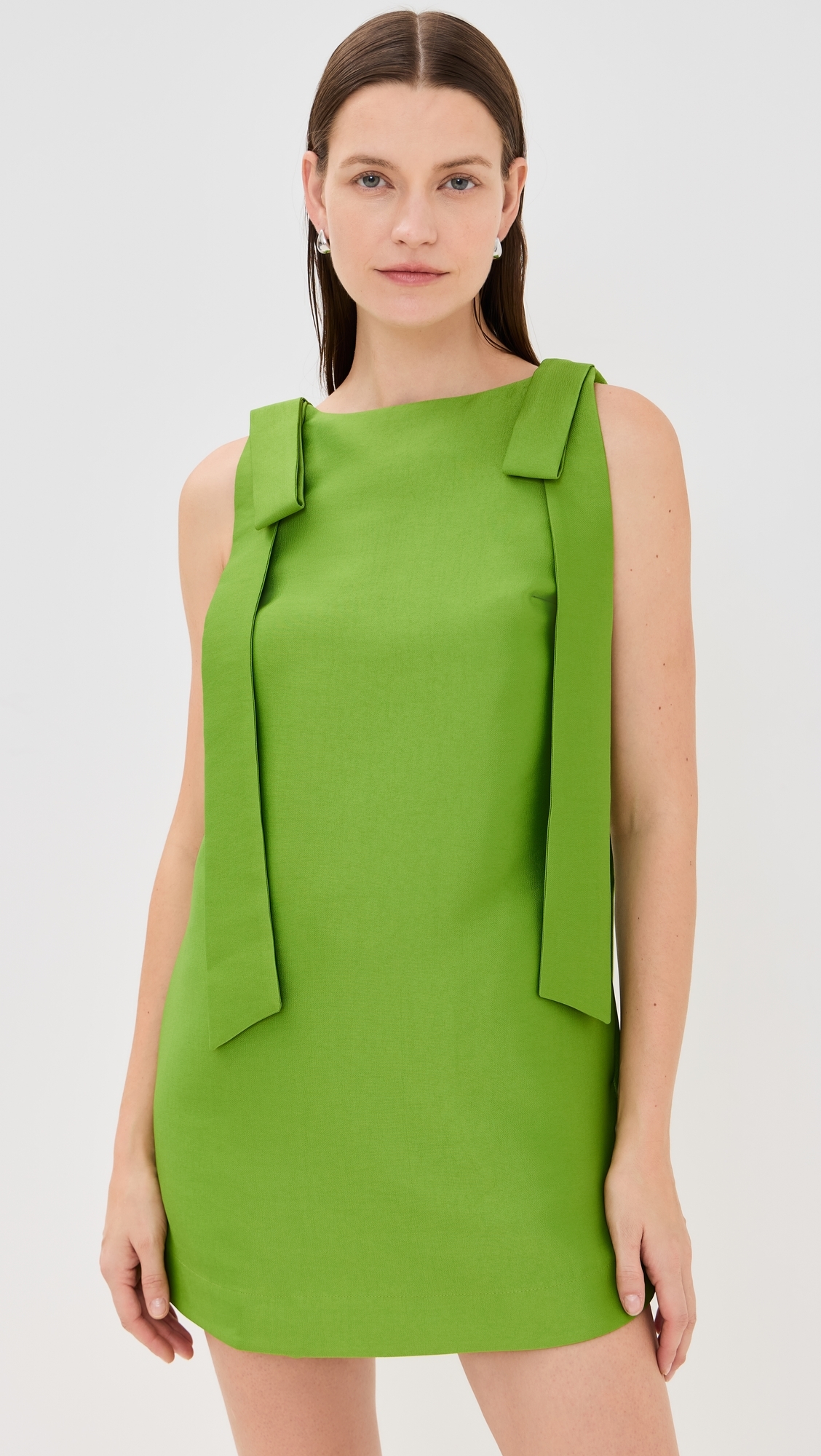 aligne green bow dress Open Back Bow Gown in Olive Green – Alejandra Alonso Rojas main image 0
