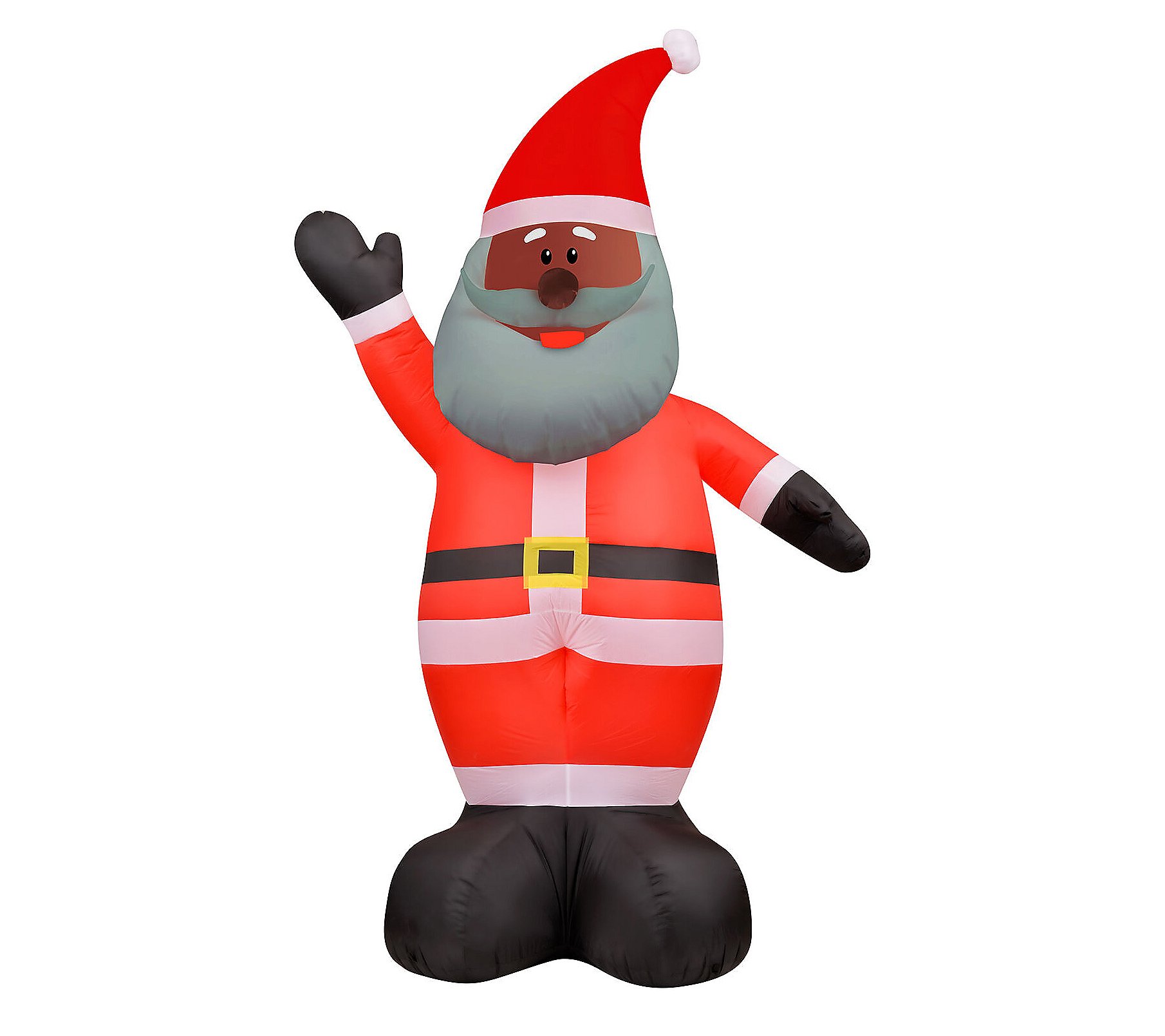 Christmas Time 12-Ft. Tall African American San Ta Claus, Preli - One ...