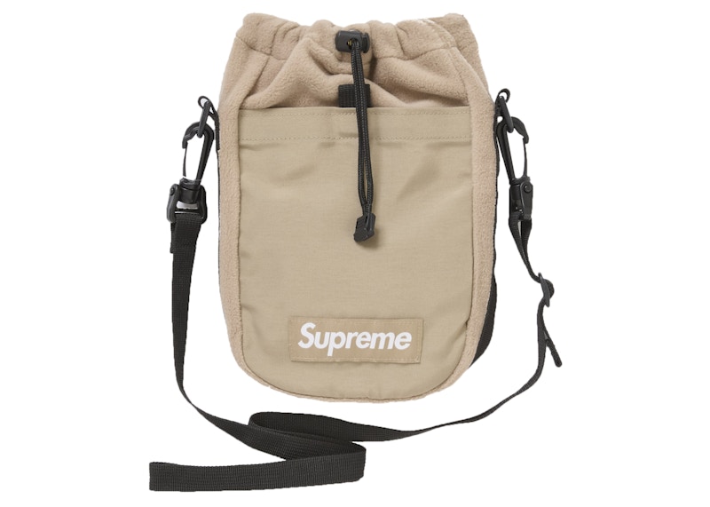 Supreme Polartec Sling Bag - Taupe | Editorialist
