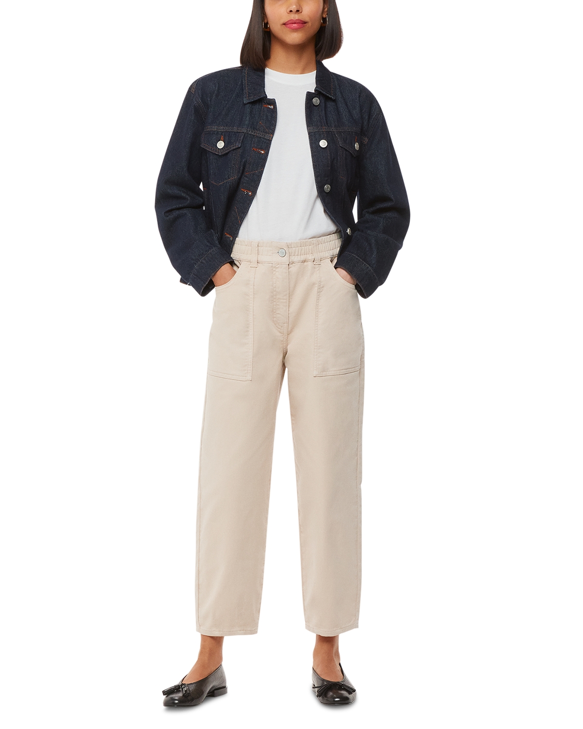 WHISTLES Tessa Casual Trousers