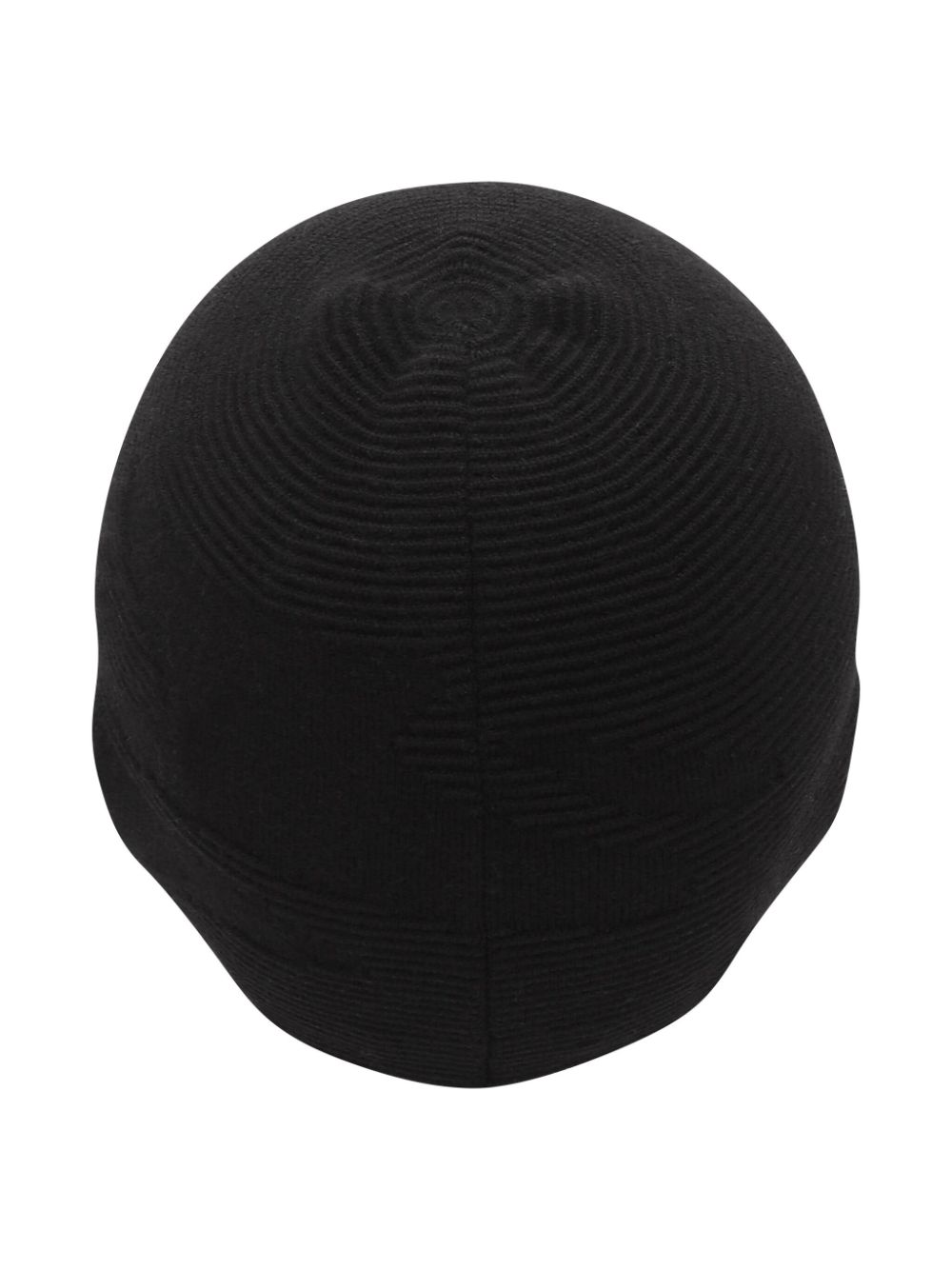 Heliot Emil Fresnel ビーニー HELIOT EMIL: Black Fresnel Beanie