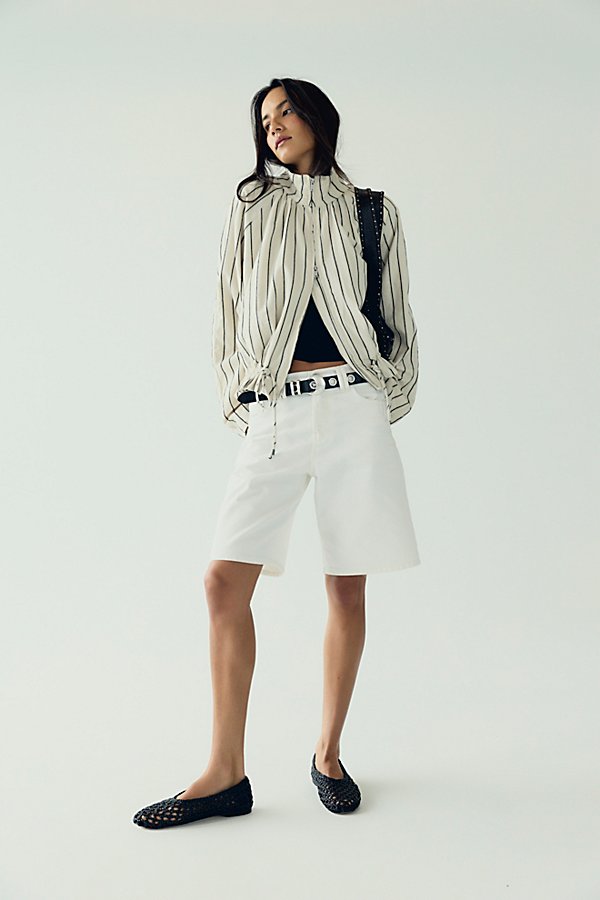 FREE PEOPLE We The Free Montana Denim Bermuda Shorts