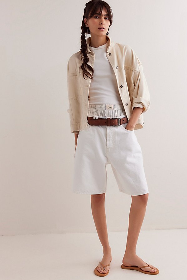 FREE PEOPLE We The Free Montana Denim Bermuda Shorts