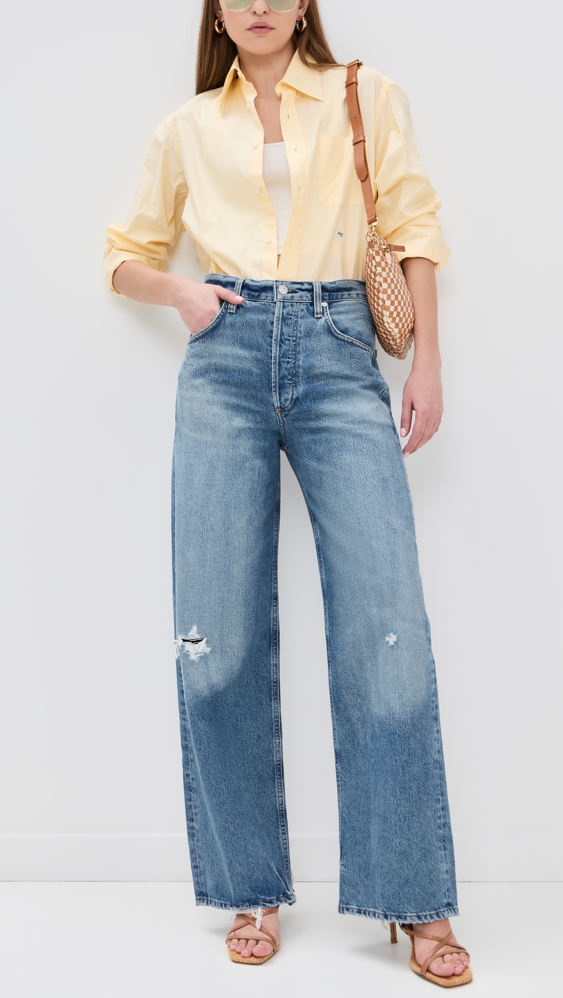 Ayla Baggy Jeans - Blue