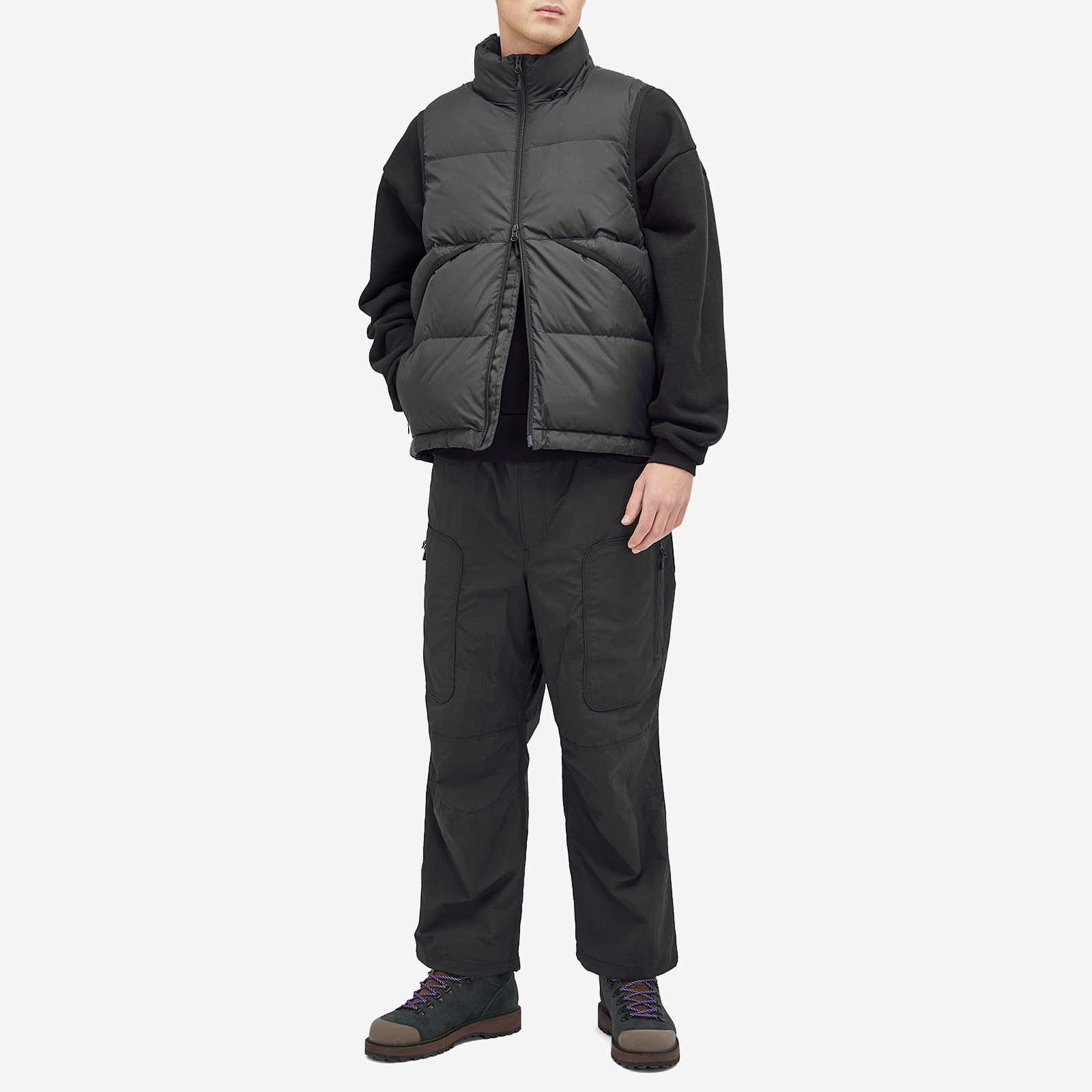 Daiwa Tech Alpine Down Vest In Black - 45% Off | Editorialist