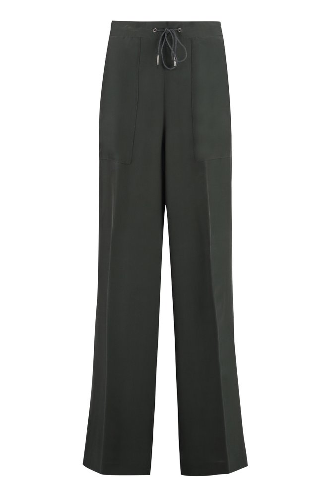 Fabiana Filippi Wide-Leg Trousers In Green - 53% Off