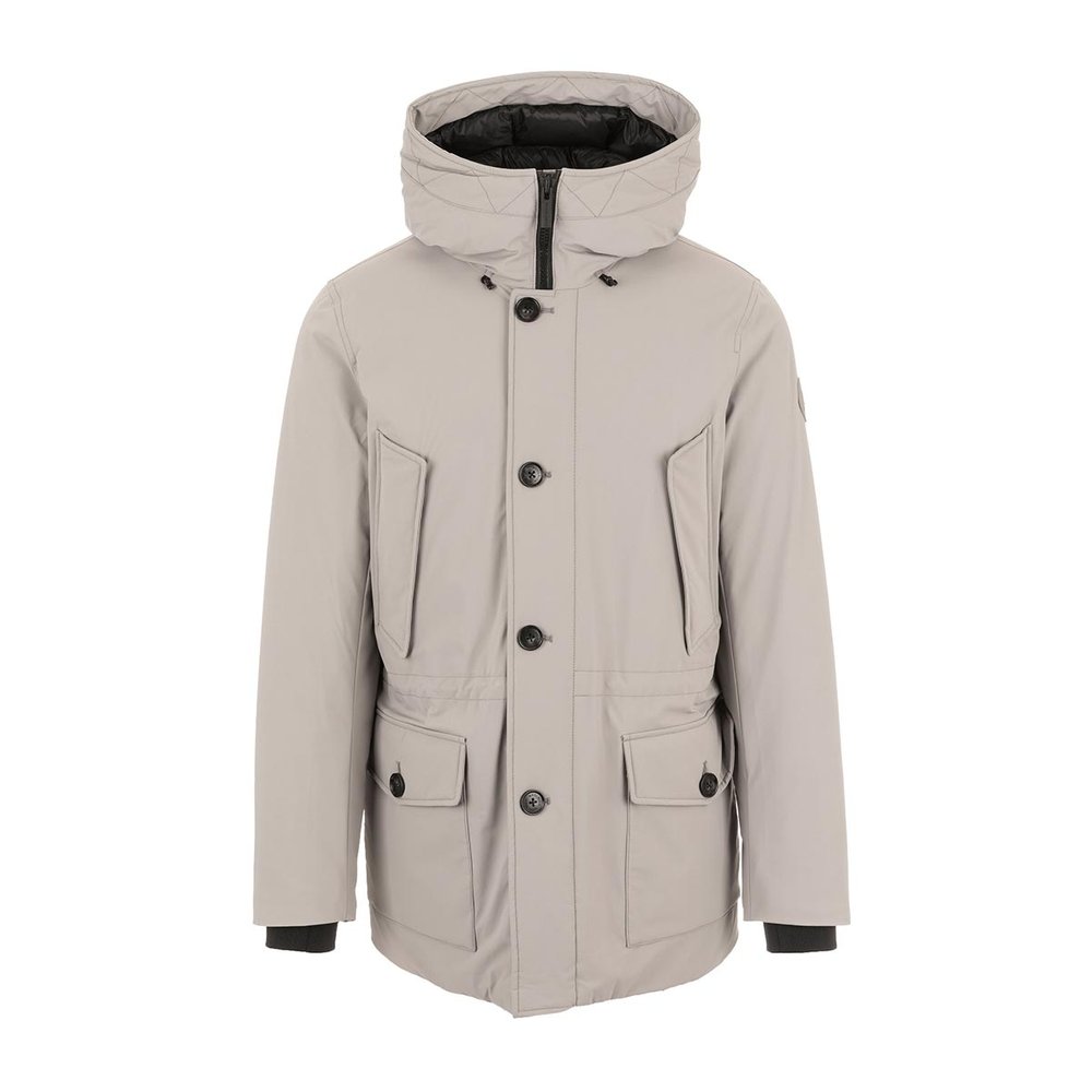 Woolrich Arctic Down Hooded Parka In Grey 18% Off Editorialist