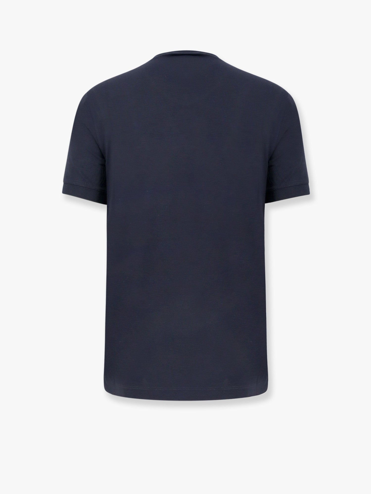 Giorgio Armani Icon Viscose Tshirt In Black - 50% Off