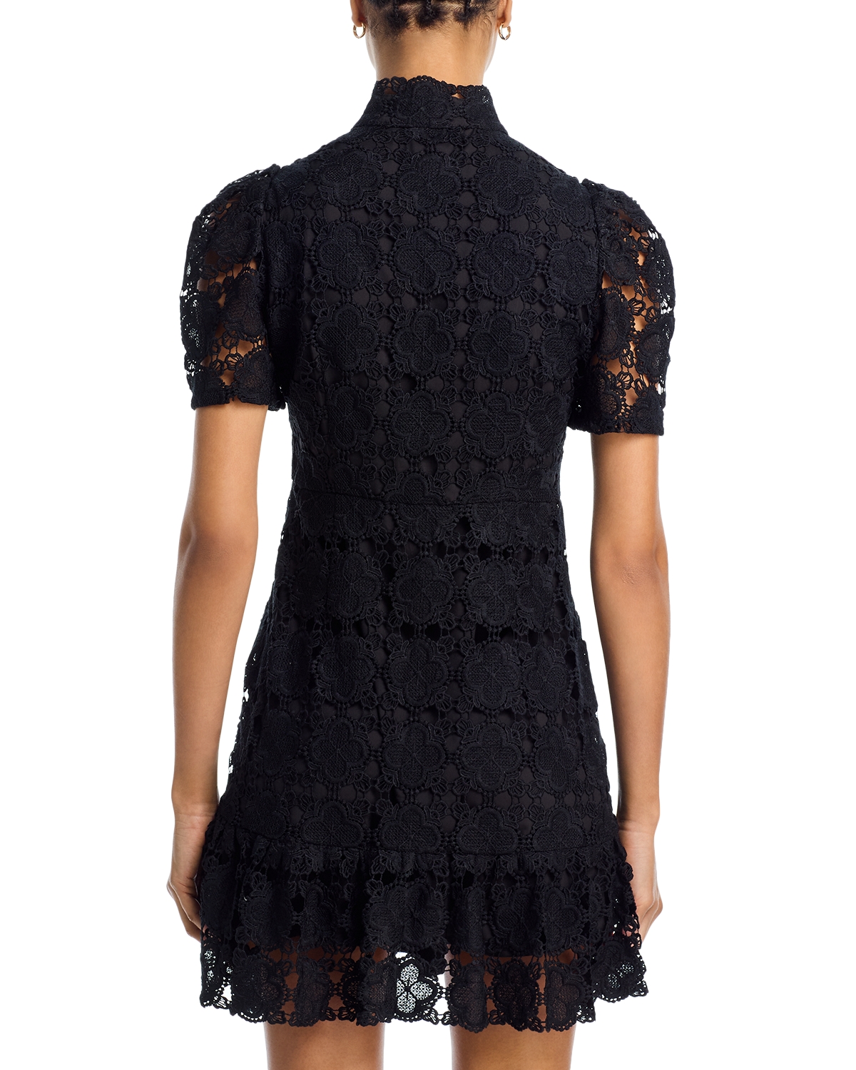 aqua women's floral lace mock neck mini dress reviews Women's Floral Corset Fit Flare Mini Dress with Pockets | Blue