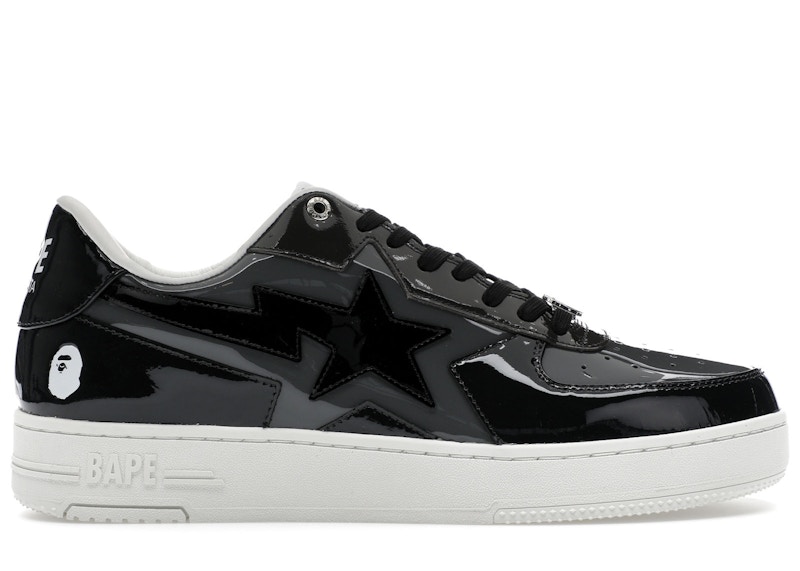 Bape A Bathing Ape Sta Lowin Sneakers - Black/Grey | Editorialist
