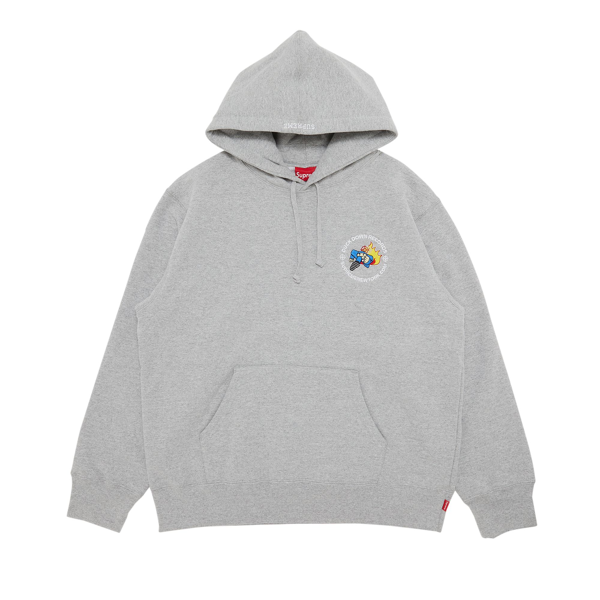 Supreme X Duck Down Records Hooded Sweatshirt - Grey | Editorialist