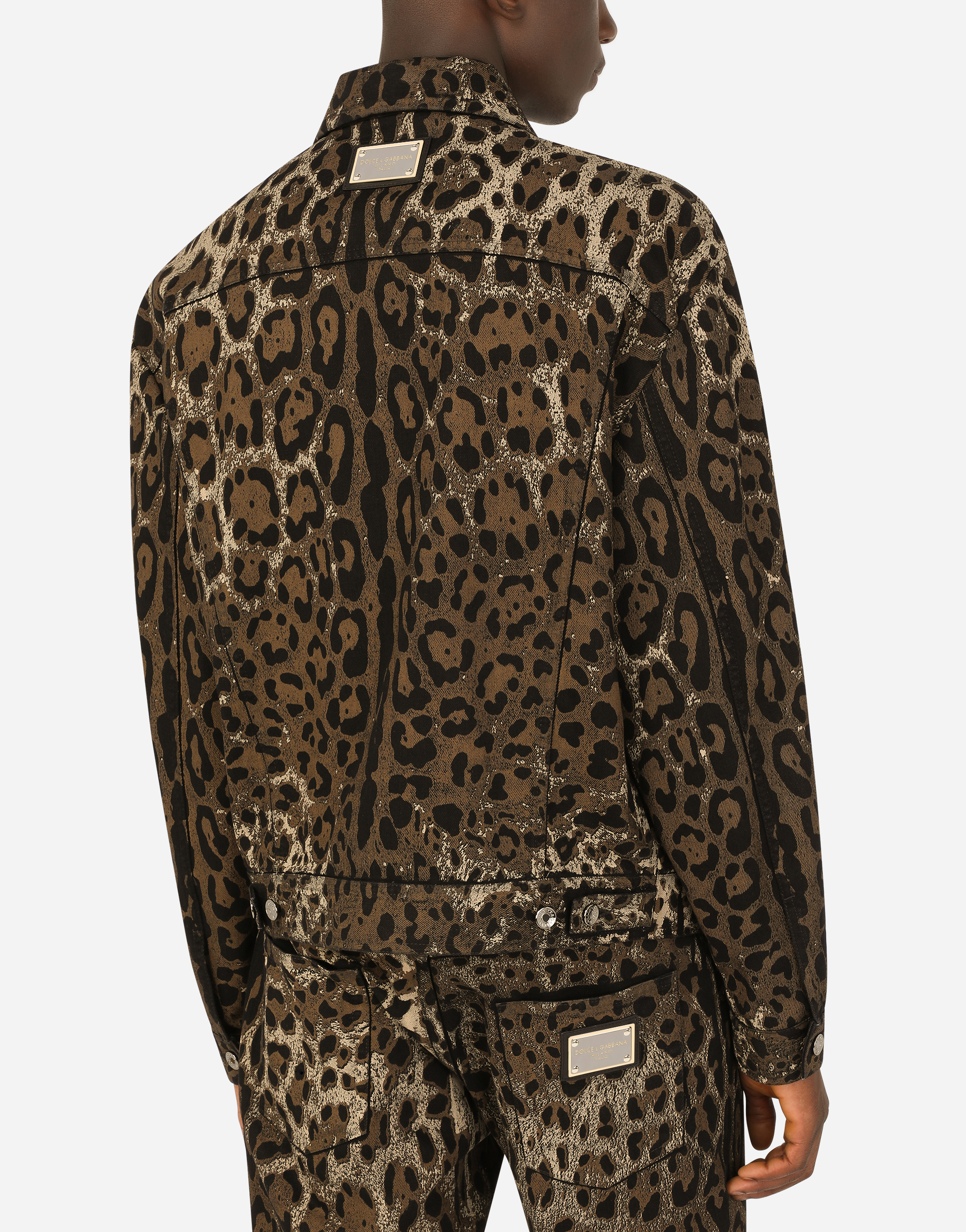 StüSsy Denim Trucker Jacket - Leopard | Editorialist