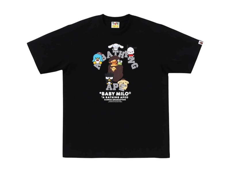 A Bathing Ape X Kuromi Baby Milo Ginza Exclusive Tee Shirt - Black