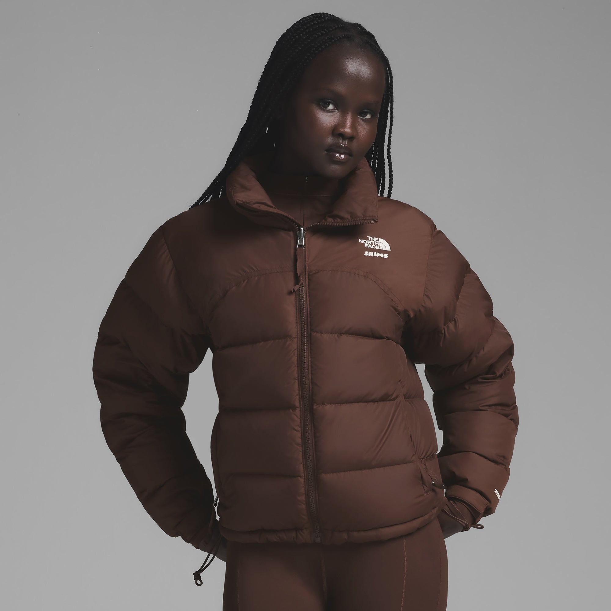 Skims The North Face X 2000 Retro Nuptse Jacket - Cocoa