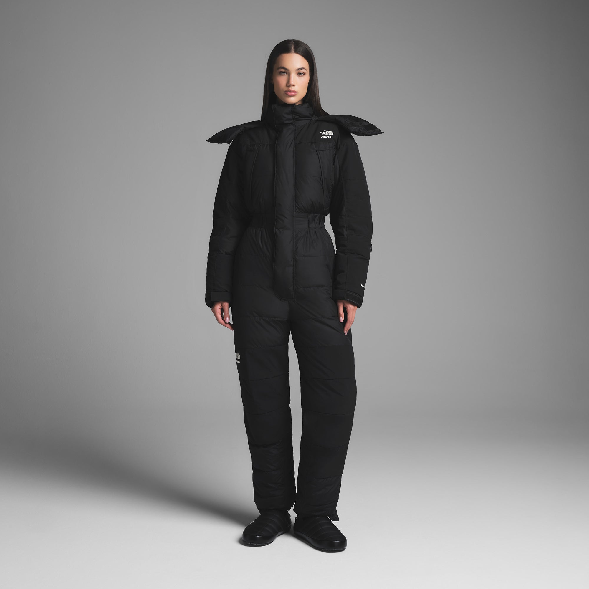 Skims The North Face X Down One Piece - Onyx | Editorialist