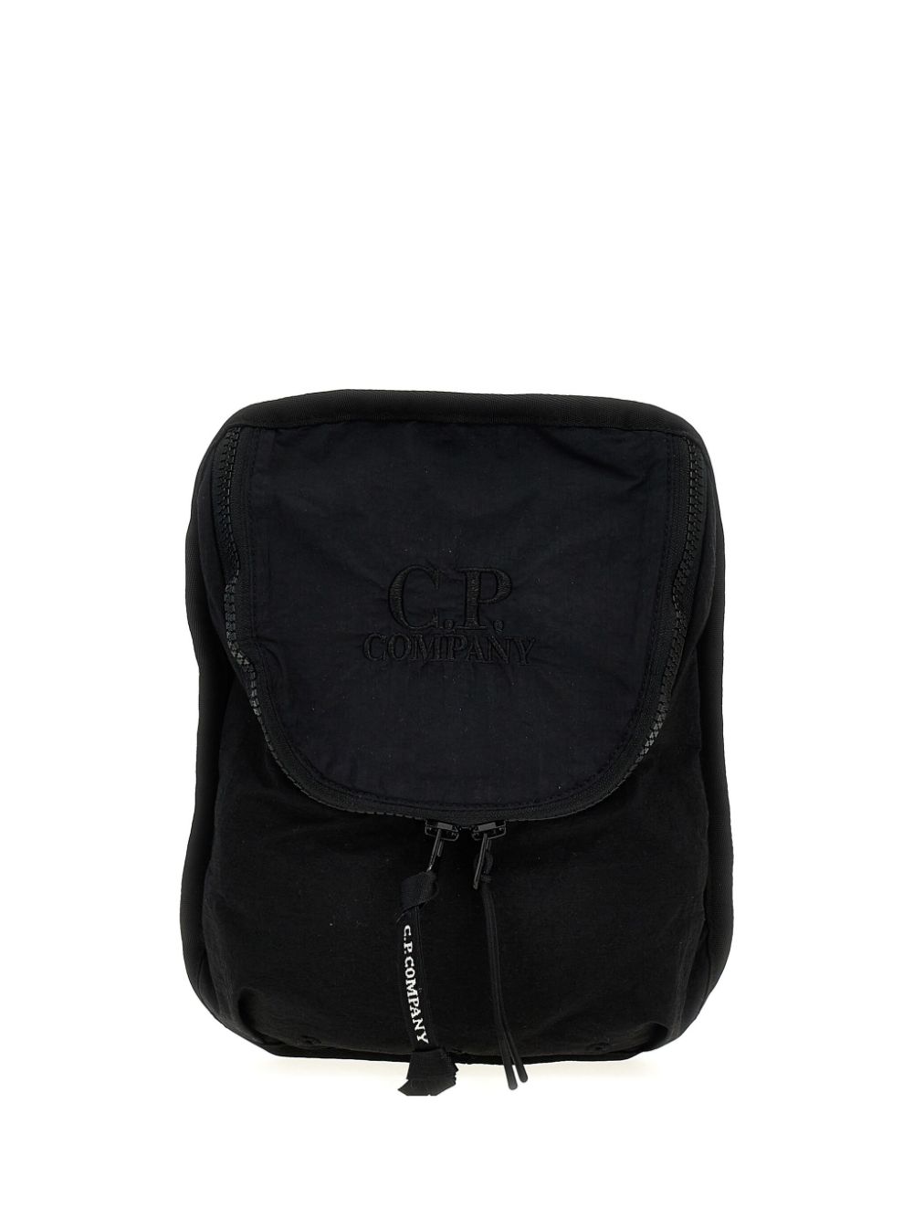 C.P. Company Plain Paper Touch Shoulder Bag In Black - 4