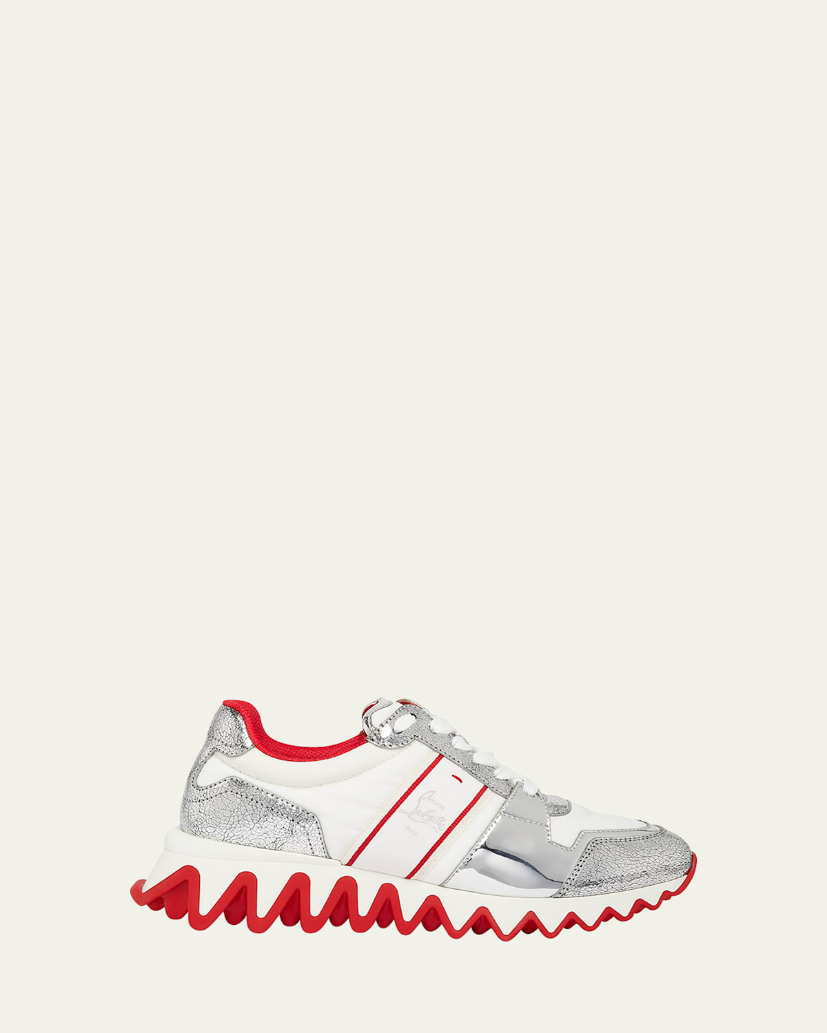Christian Louboutin Nastroshark Donna Sneakers - Silver  display picture 1