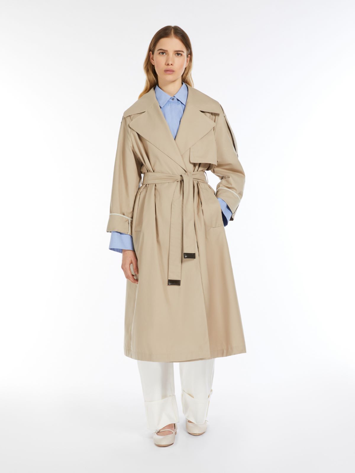Jil Sander Trench Coat In White - 51% Off | Editorialist