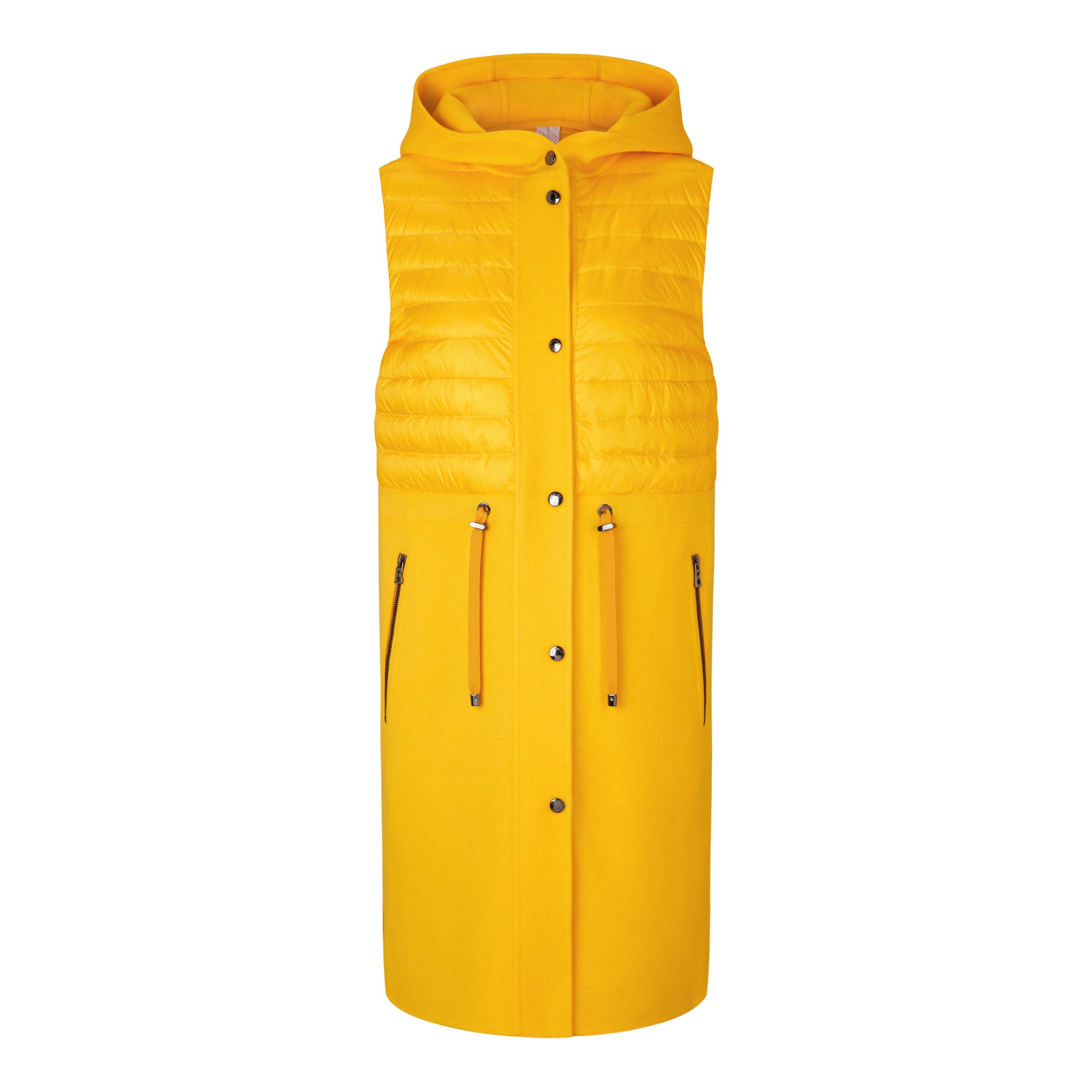 Bogner Joelle Hybrid Vest In Yellow 40% Off Editorialist
