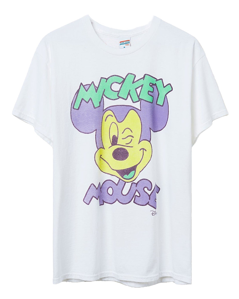 JUNK FOOD CLOTHING unisex mickey wink flea market tee