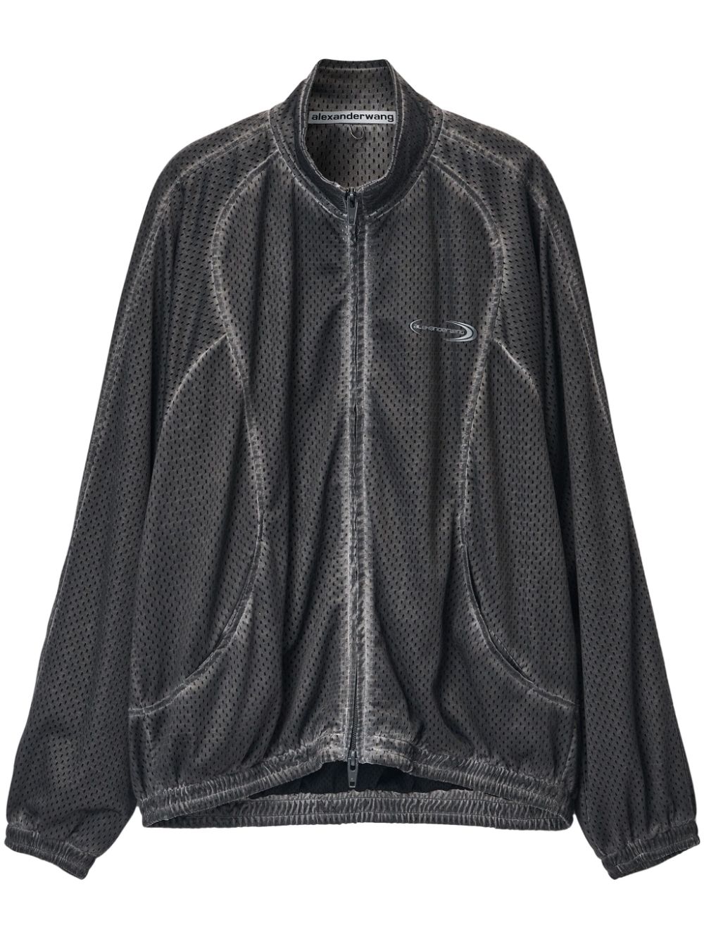 Alexander Wang Mesh Track Jacket In Black - 72% Off | Editorialist