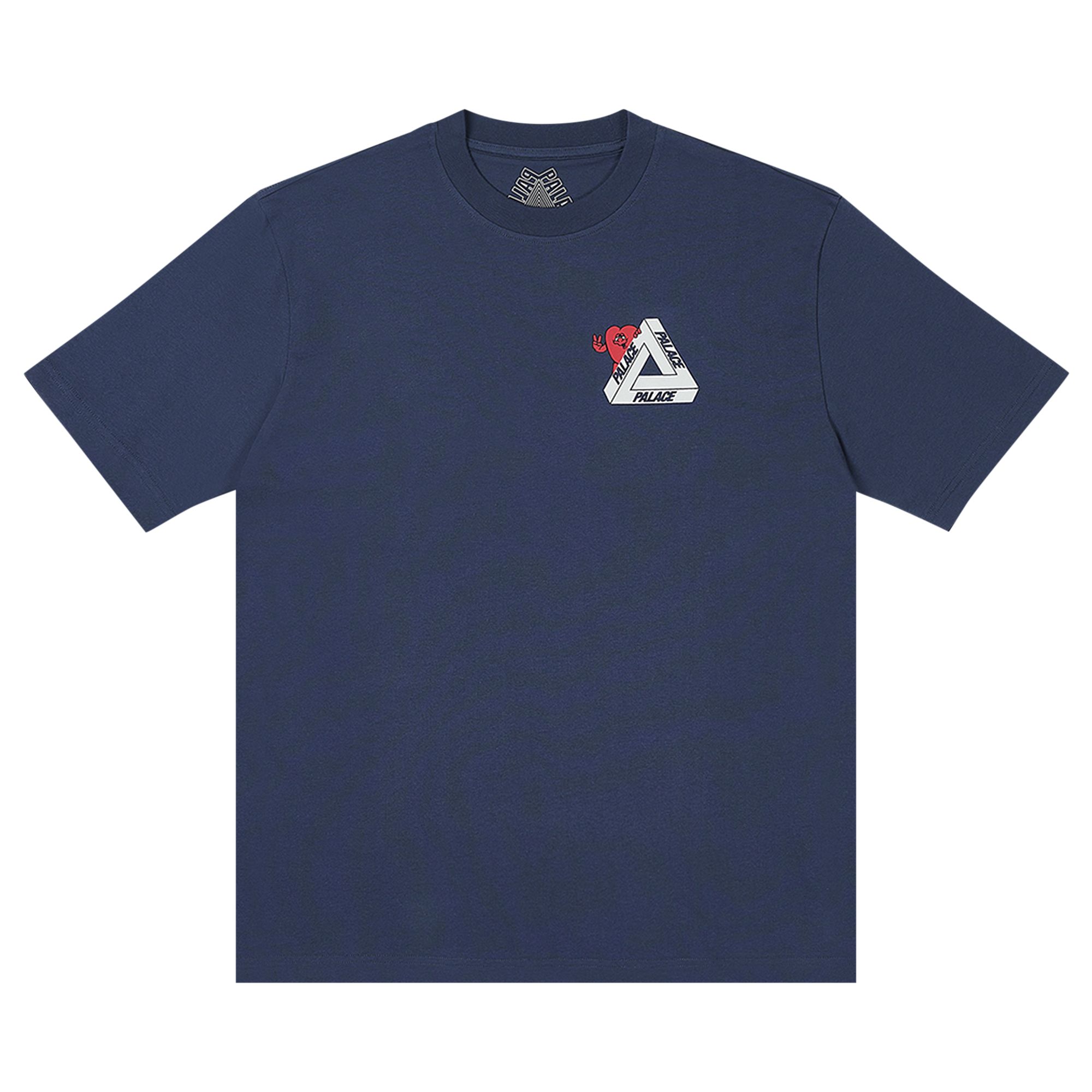 Palace Tri-Hearts T-Shirt - Pea Green | Editorialist