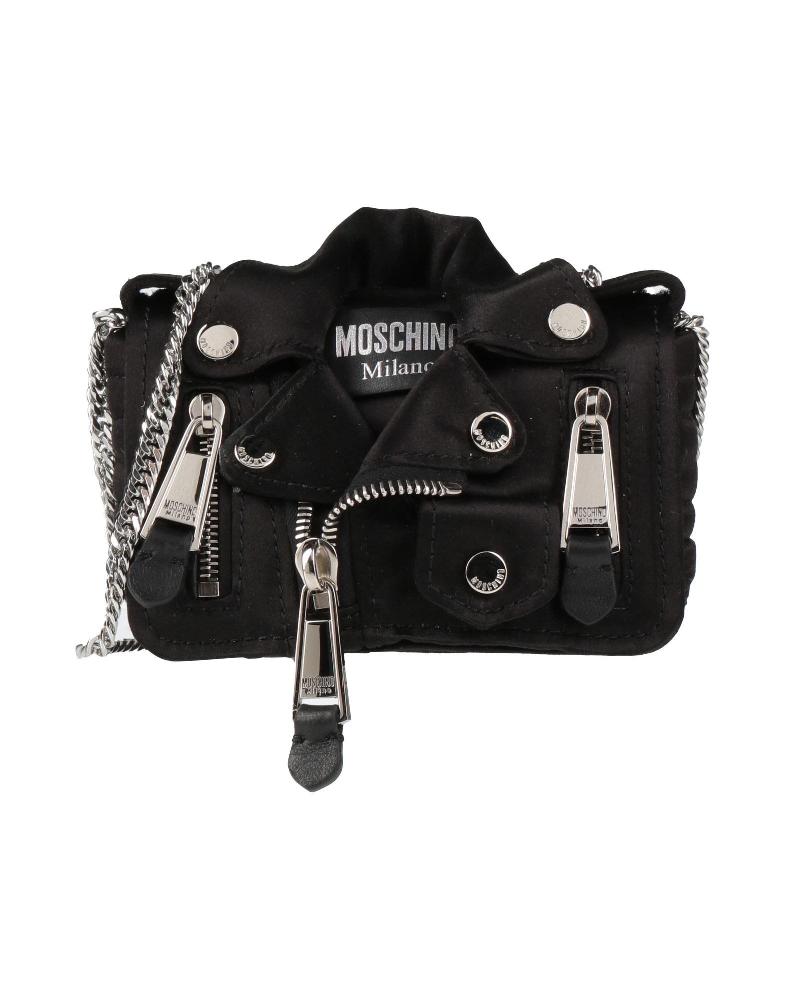 Moschino Mini Satin Crossbody Bag In Black 37% Off Editorialist