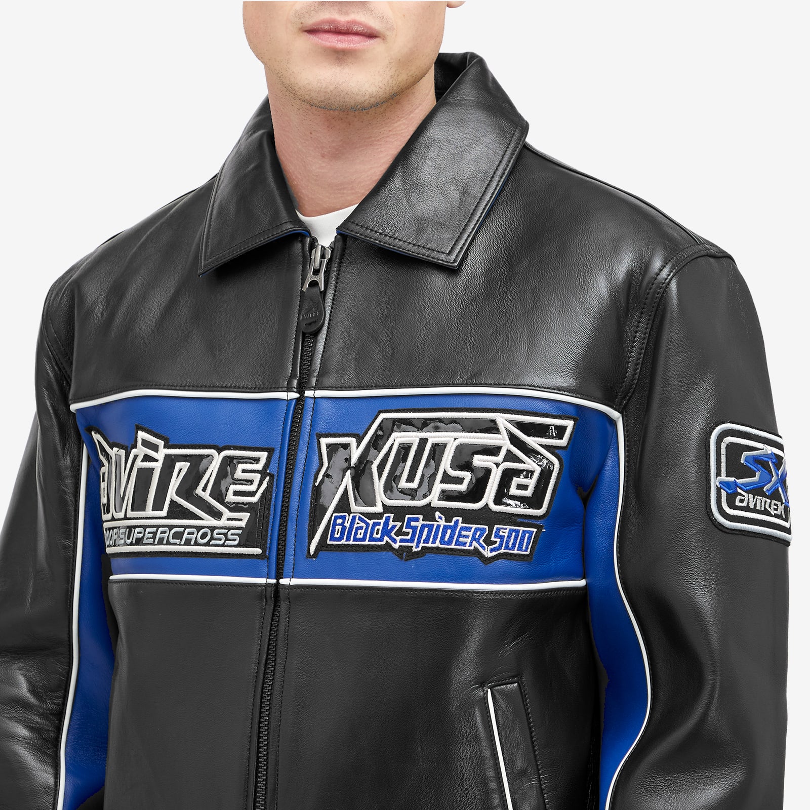 レザー 2026年最新】P.D.W JACKET LEATHER FACEMASK P.D.W 【美品】AVIREX ジャケットの人気アイテム メルカリ - ジャケット・アウター