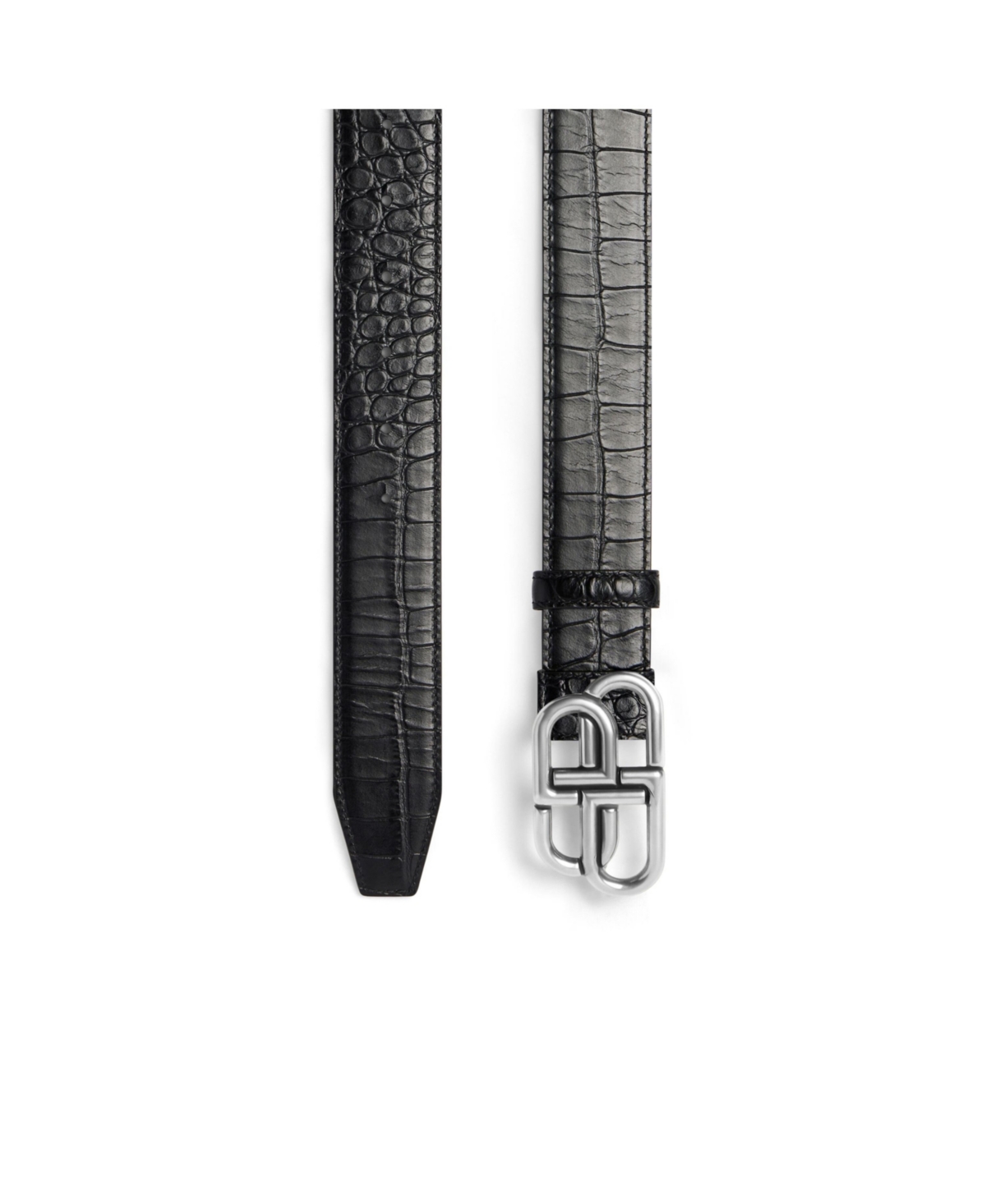 Balenciaga Crypto Bb Belt - Black | Editorialist