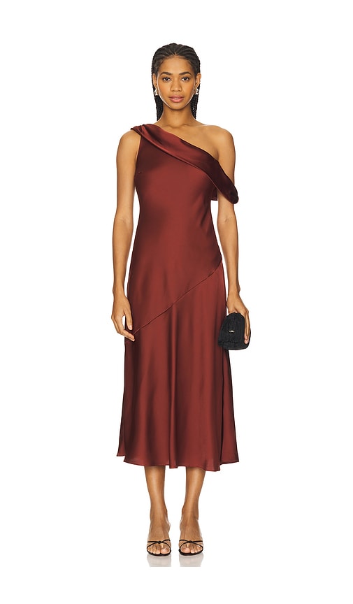 Astr The Label Yamila Eyelet Midi Dress In Black - 15% Off | Editorialist