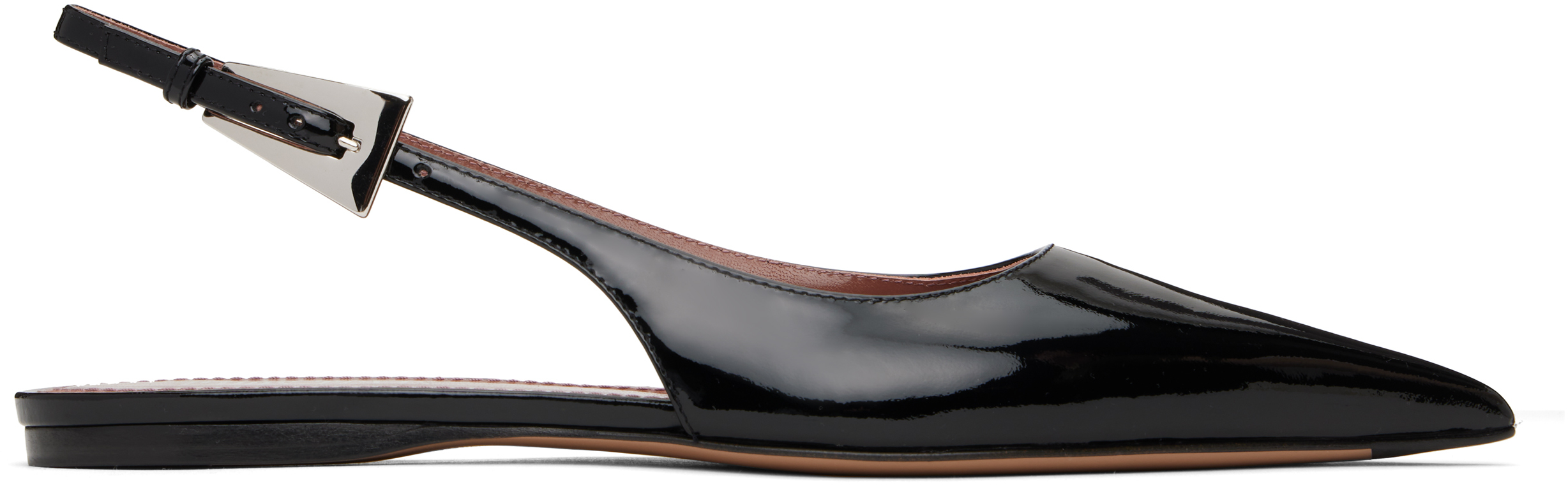 Paris Texas Jessica Slingback Flats - Black | Editorialist Paris Texas Jessica Slingback Flats - Black | Editorialist