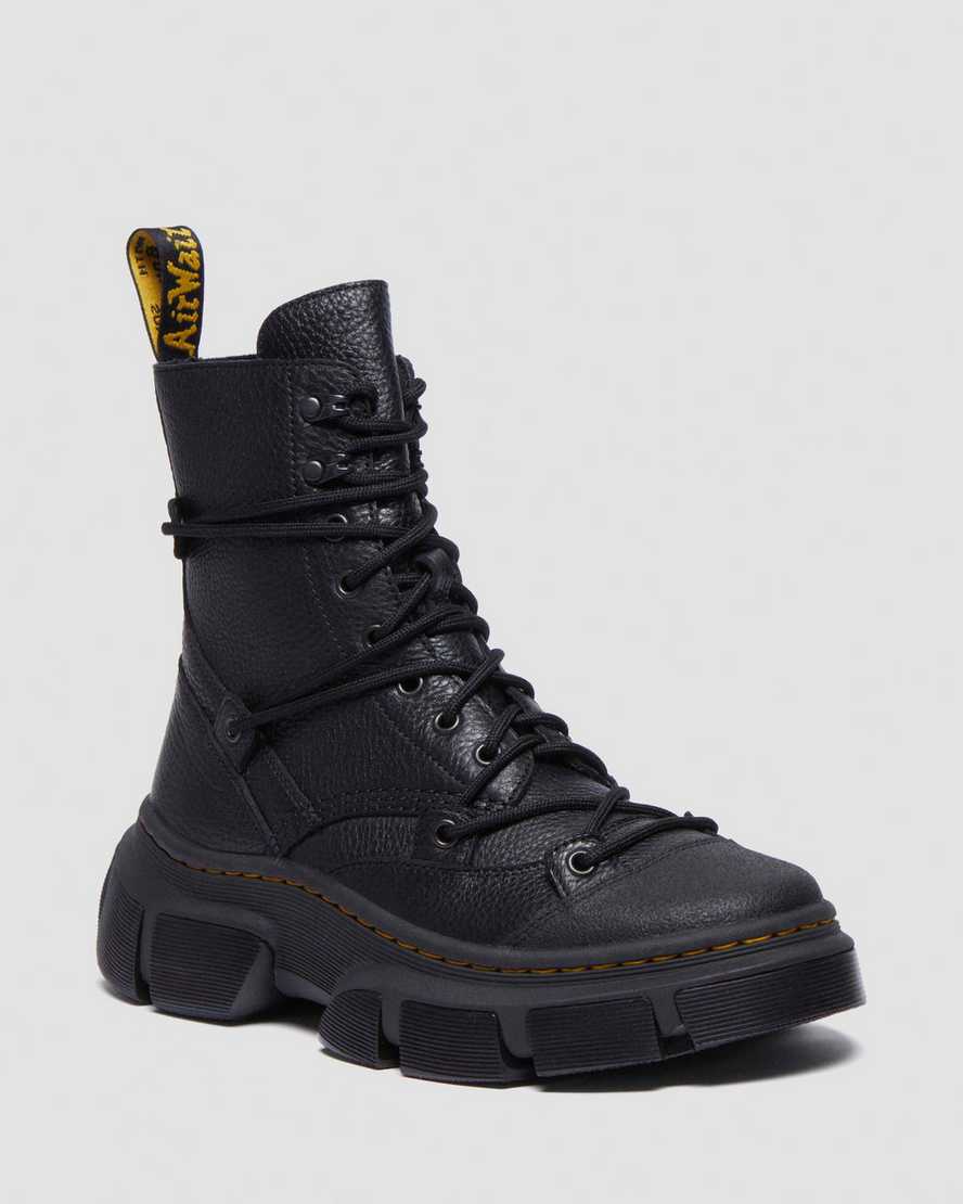 Dr. Martens Dmxl Leather Boots In Black | Editorialist