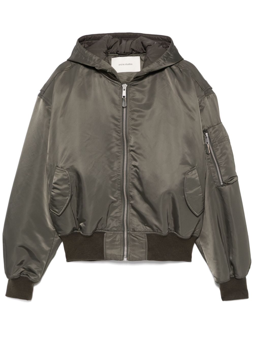 Entire Studios Broad Bomber Jacket In Green - 76% Off | Editorialist