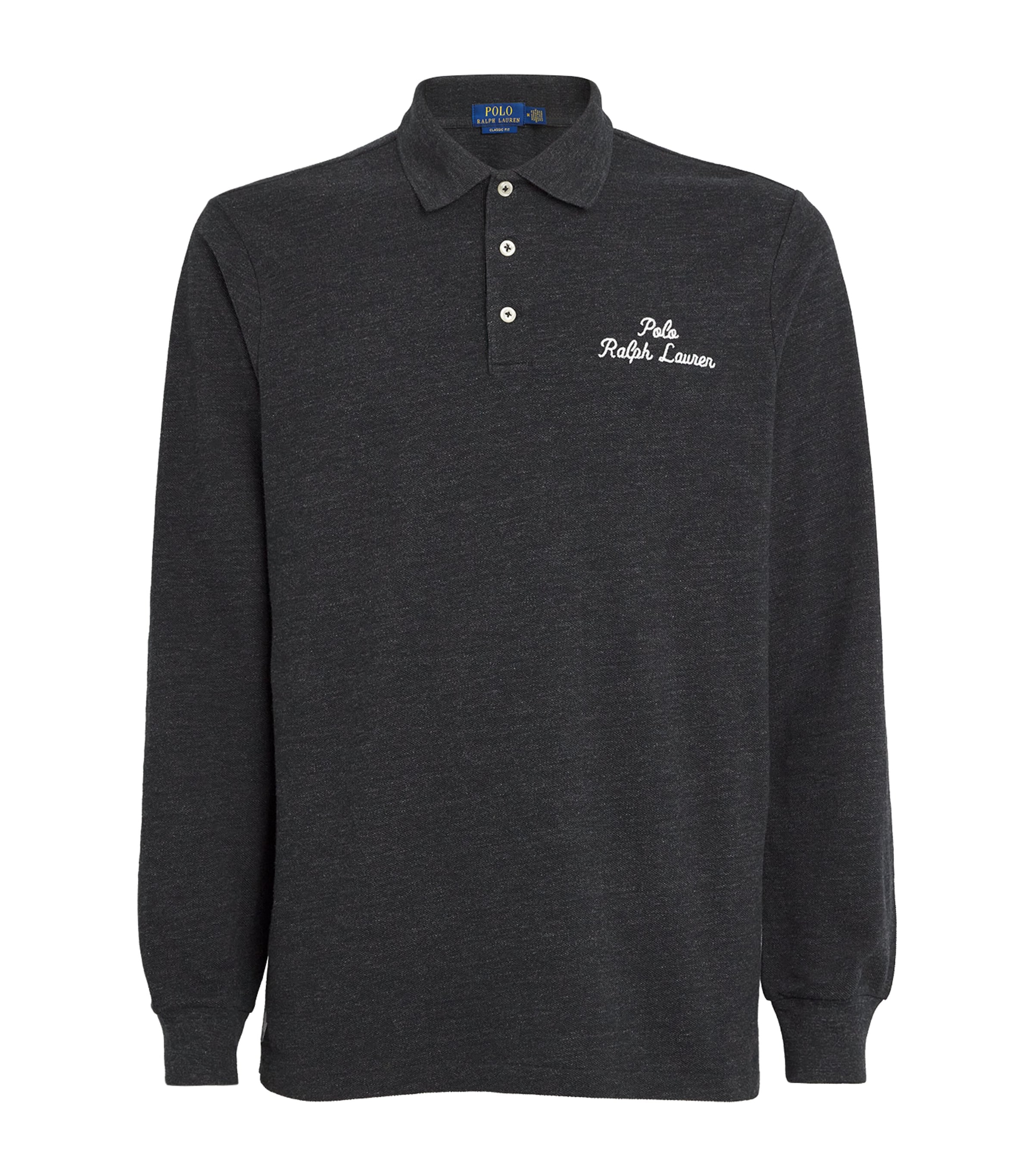 Ralph Lauren Cotton Logo Polo Shirt In Black - 49% Off