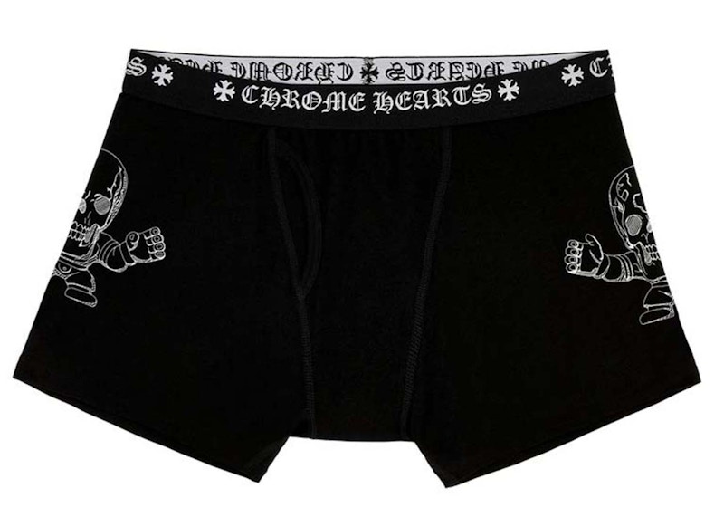 Chrome Hearts Foti Boxer Brief Shorts - Black | Editorialist