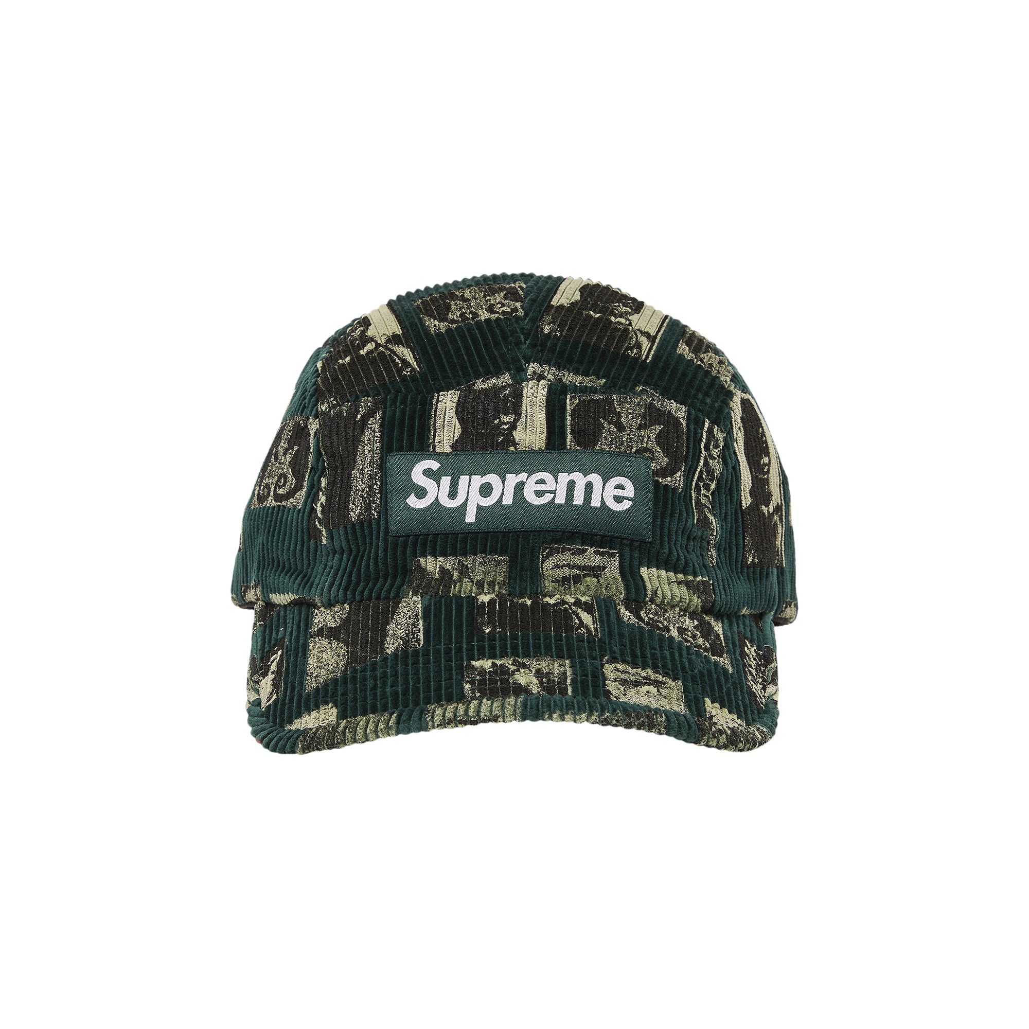 Supreme Weirdo Dave Corduroy Camp Cap Green Editorialist