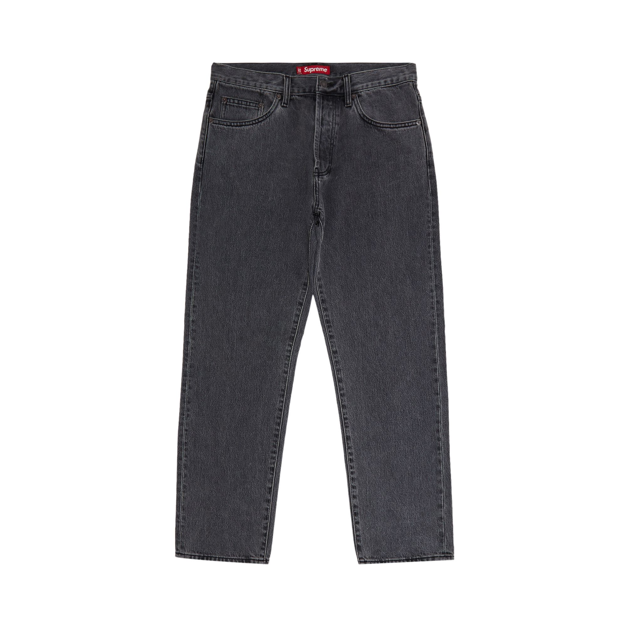 Supreme Archive Denim Jacquard Regular Jean - Blue | Editorialist