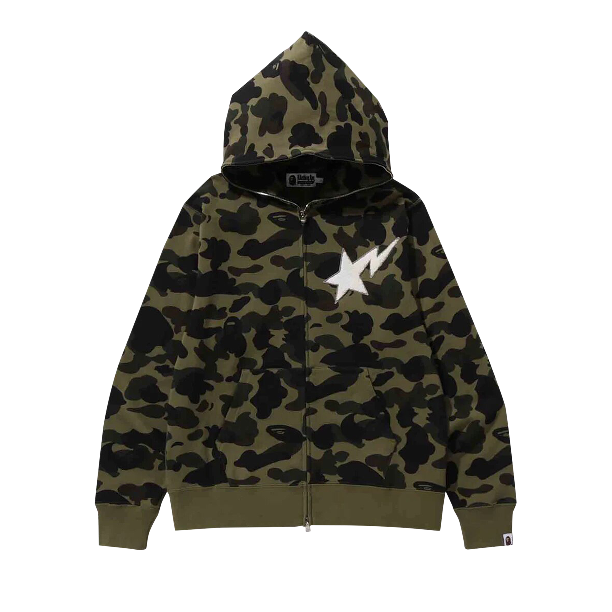 トップス 1st camo a bathing ape full zip hoodie L A Bathing Ape 1st Camo Full Zip Hoodie - Green | Editorialist