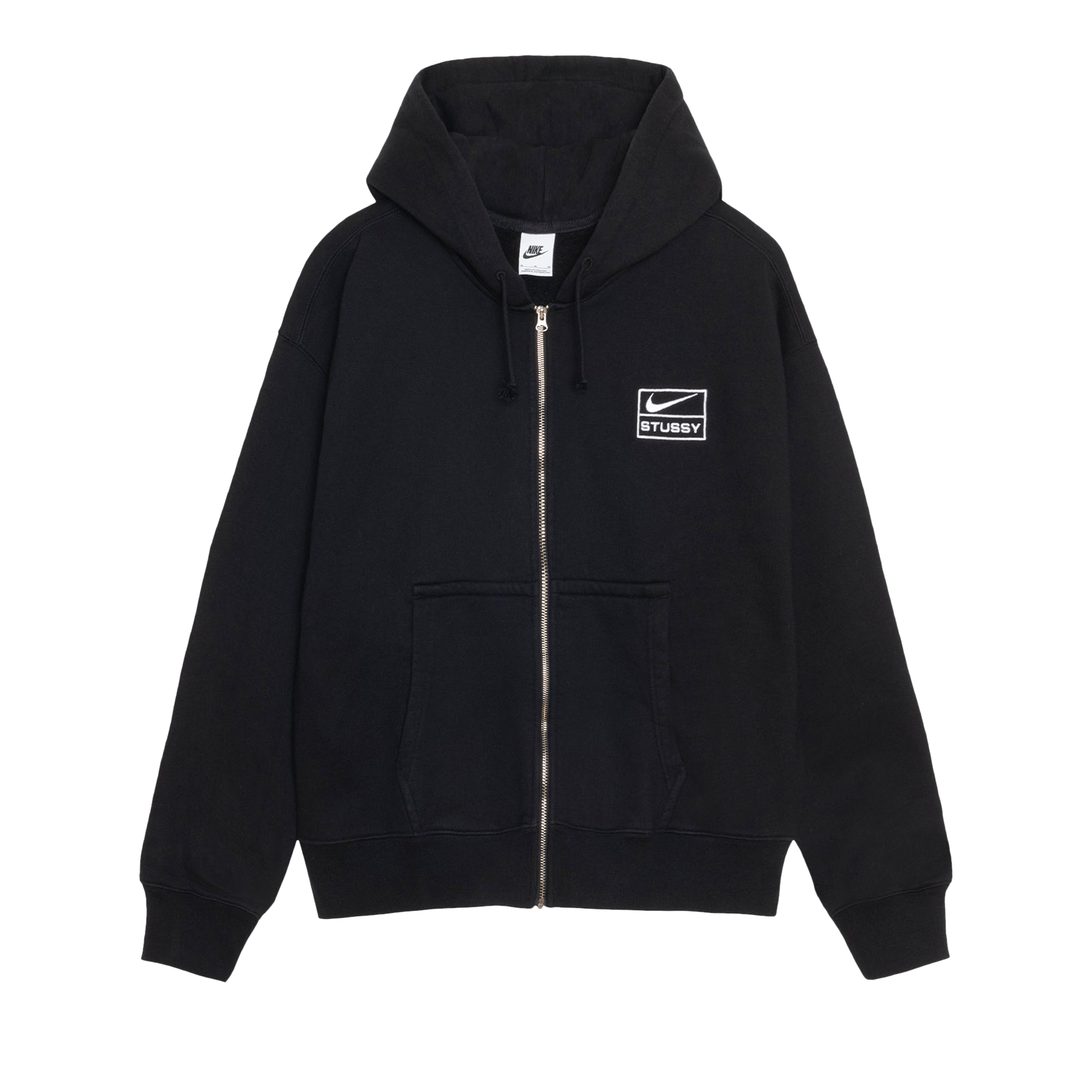 StüSsy X Nike Fleece Thermal - Black | Editorialist