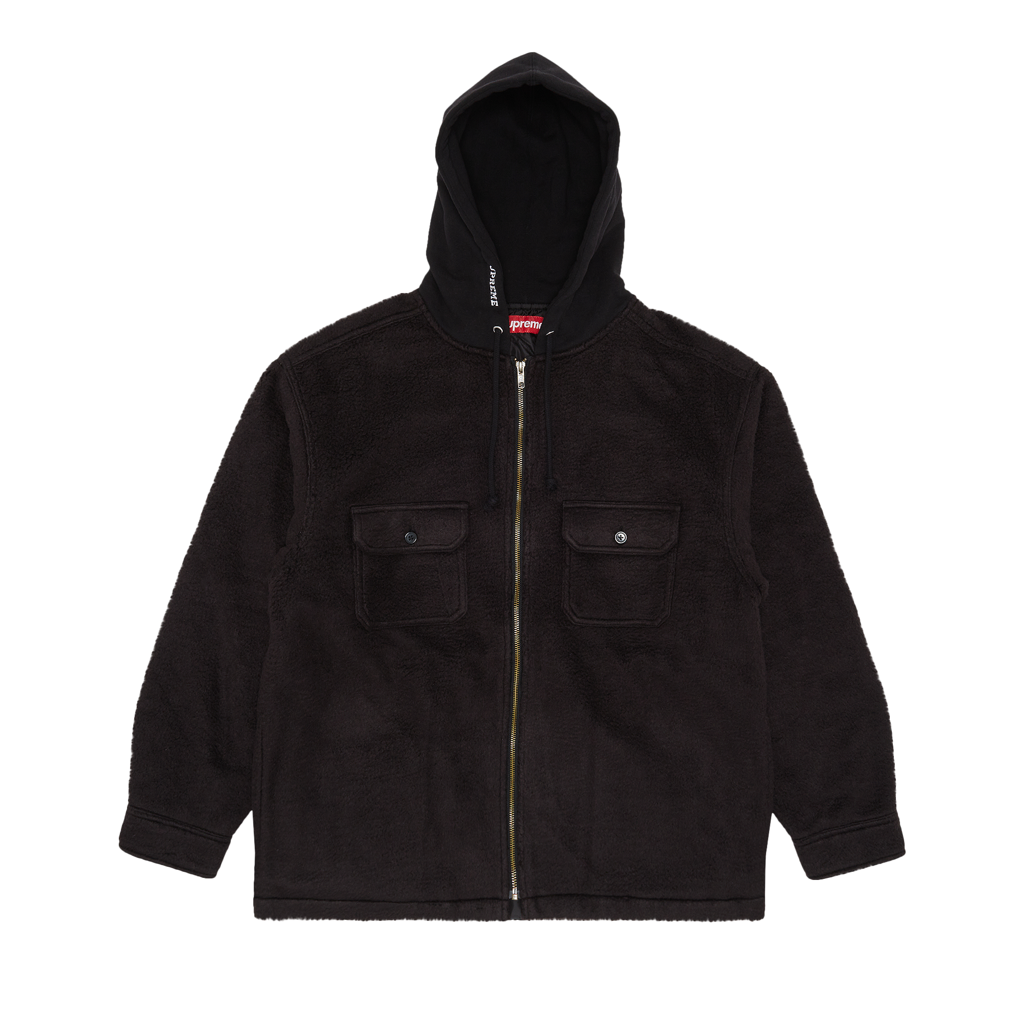 ジャケット・アウター Supreme Fleece Zip Up Hooded Shirt L Supreme Fleece Zip Up Hooded Shirt (FW23) - $158