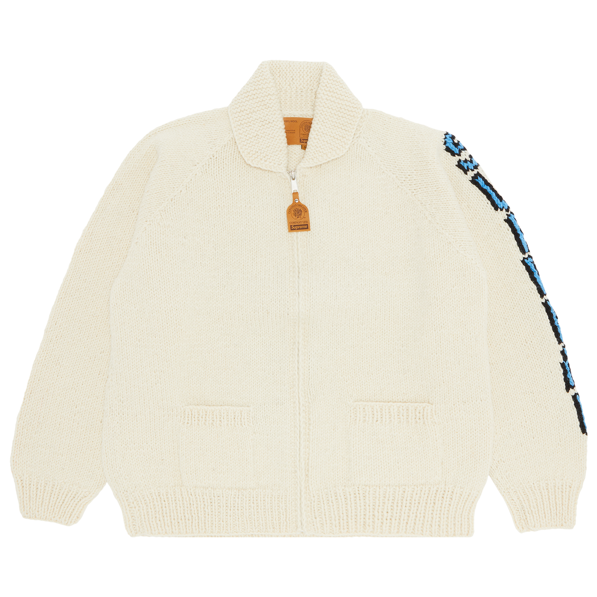 Supreme Camacho Cowichan Sweater - Cream | Editorialist Supreme Camacho Cowichan Sweater - Cream | Editorialist