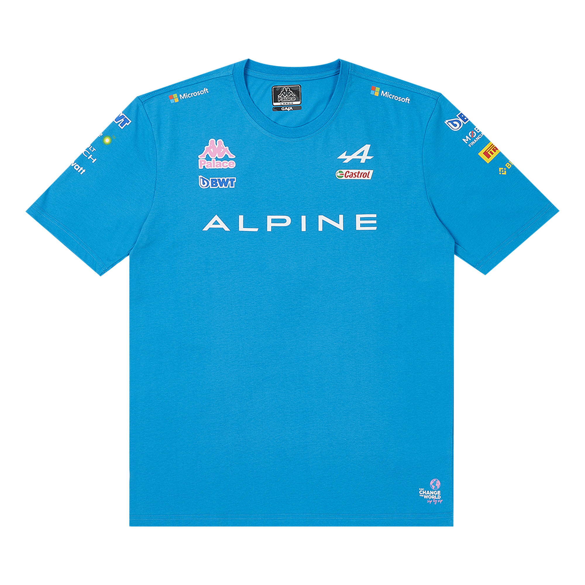 Palace X Kappa For Alpine Driver Jersey - Black | Editorialist