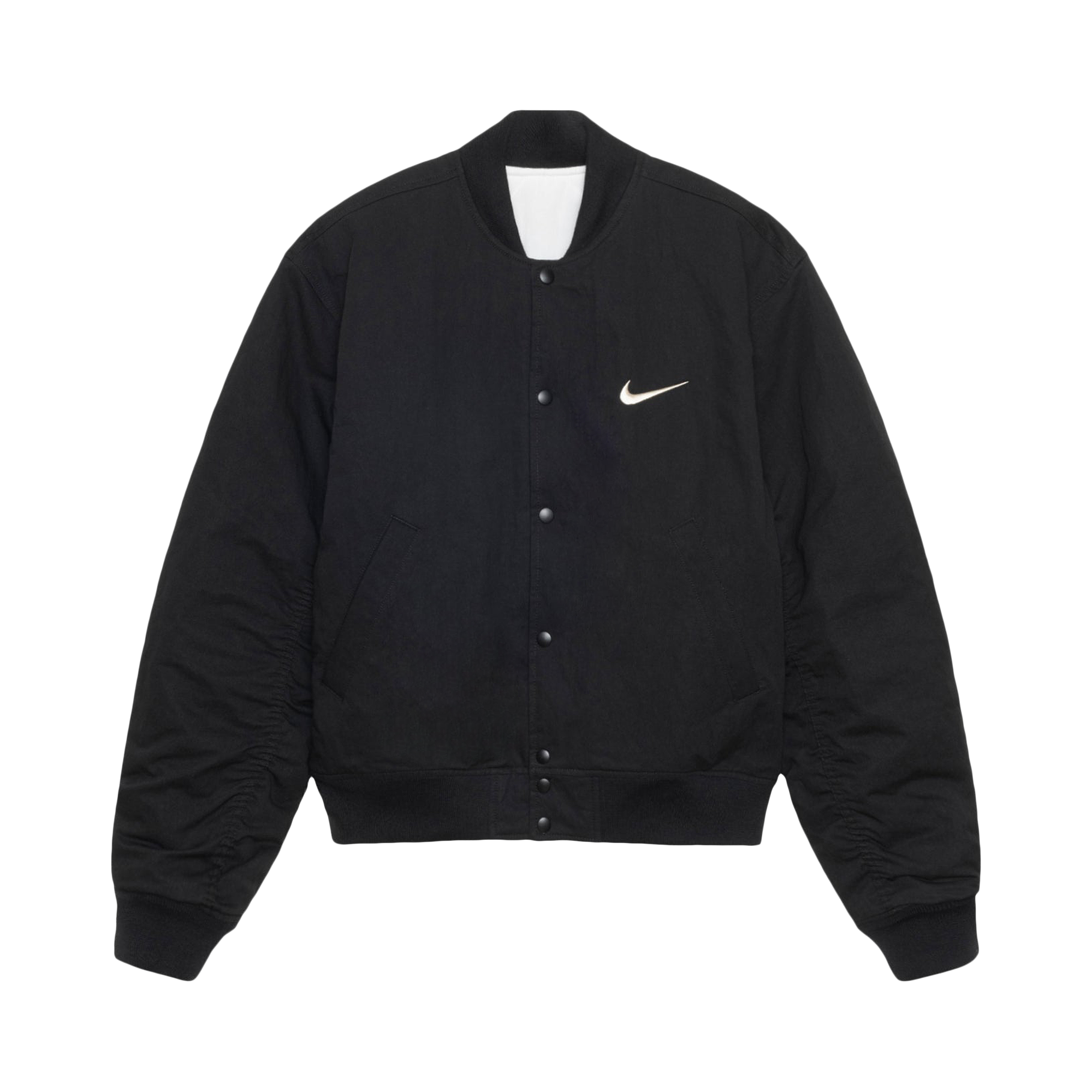 StüSsy X Nike Reversible Varsity Jacket - Black | Editorialist