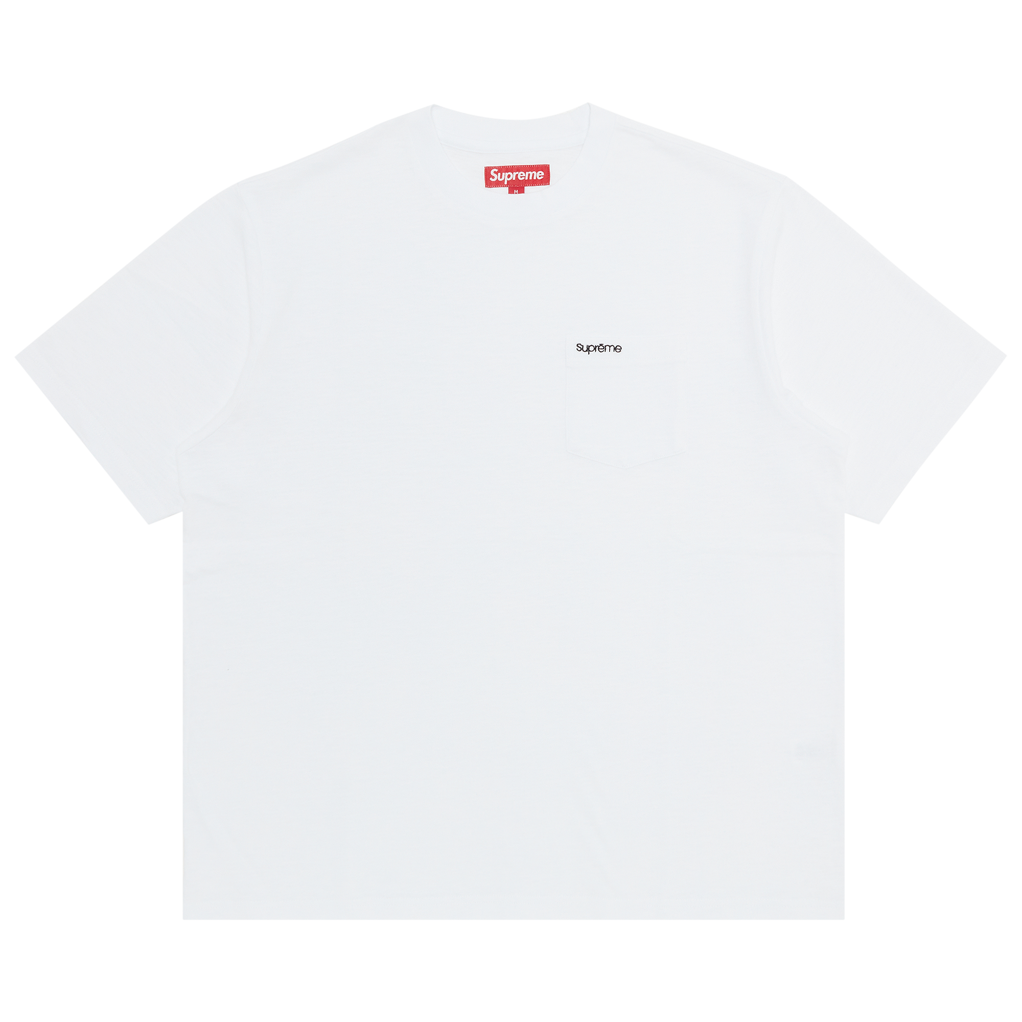 Supreme Laser Cut S Logo Pocket Tee - White | Editorialist