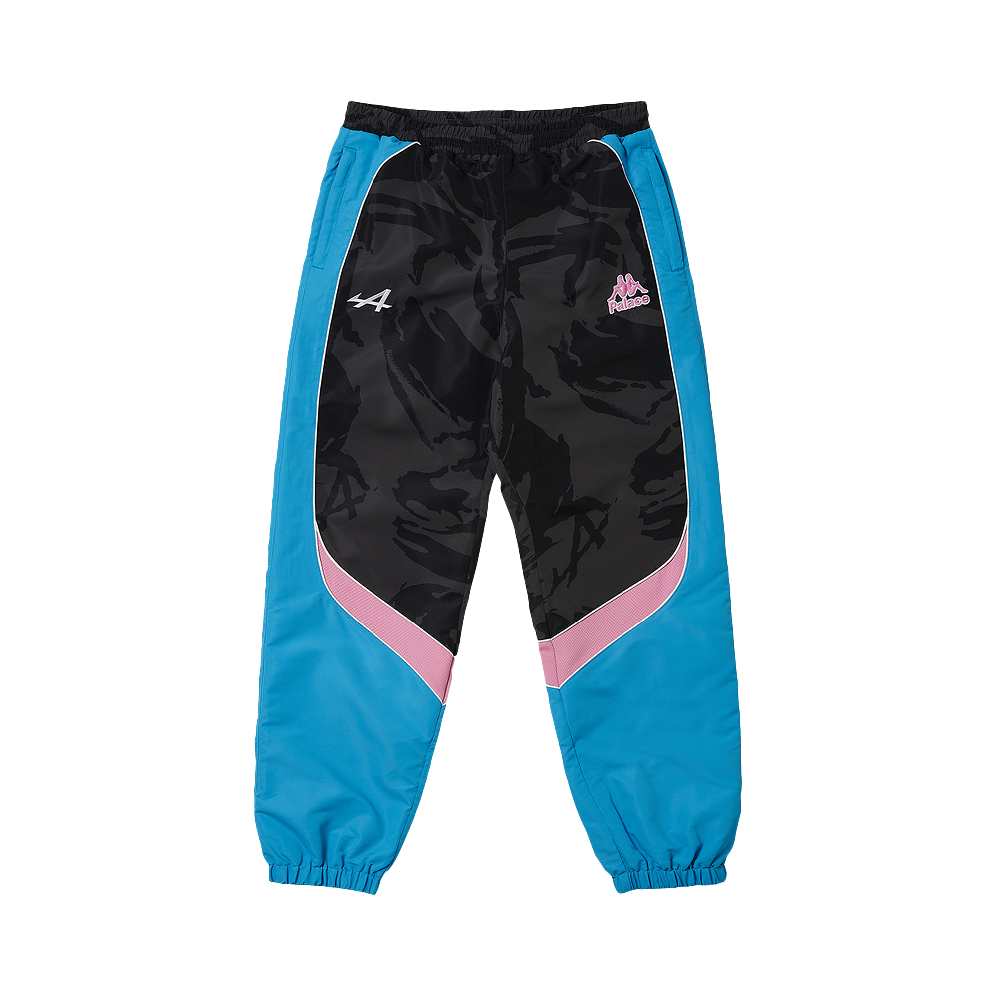 Palace X Kappa For Alpine Tracksuit Pants - Black | Editorialist
