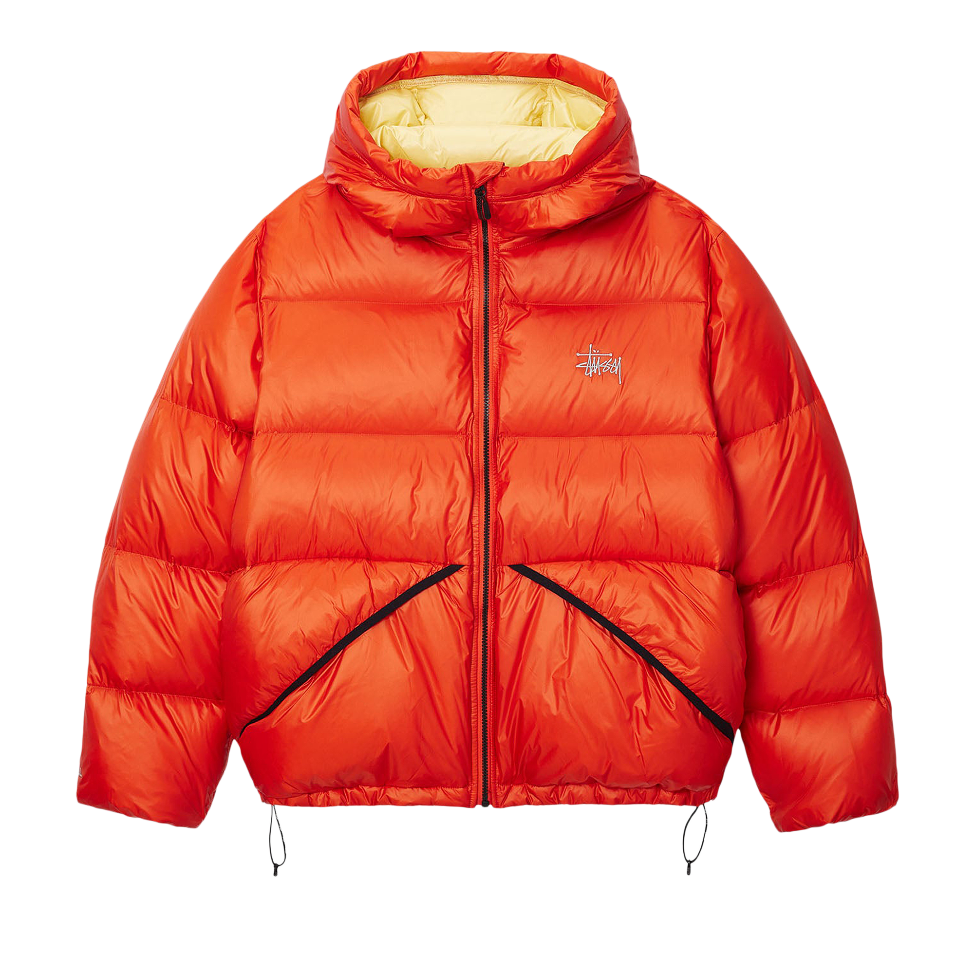 StüSsy Down Parka Micro Ripstop - Orange | Editorialist